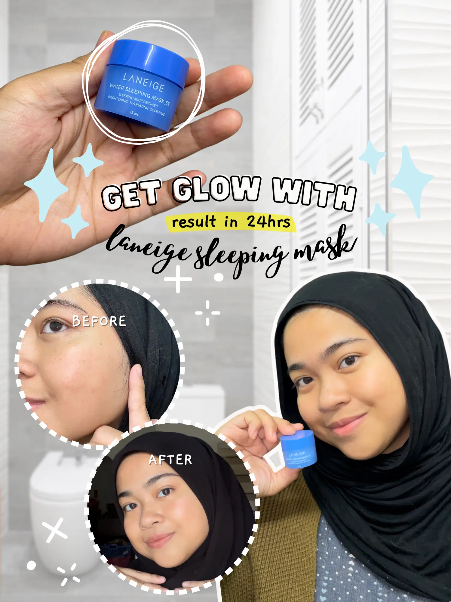 Get Glow with Laneige Sleeping Mask | Video diterbitkan oleh YanaaHalim | Lemon8