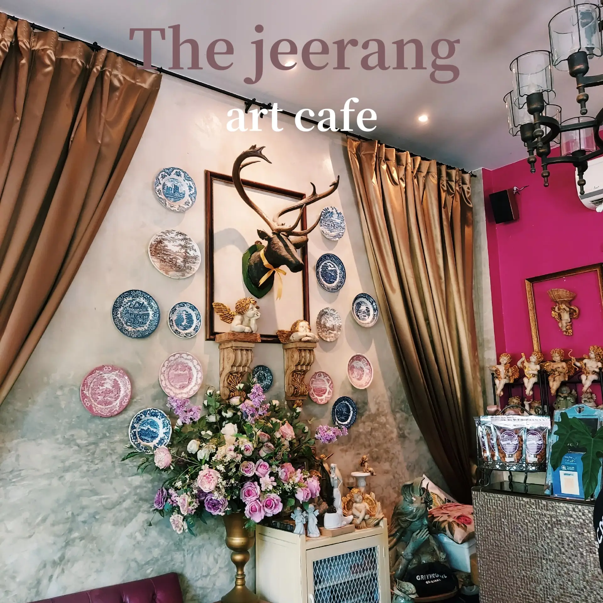 คาเฟ่เล็กๆในสวนอังกฤษ 🥤 The jeerang art cafe' 🍰 | แกลเลอรีที่โพสต์โดย ...