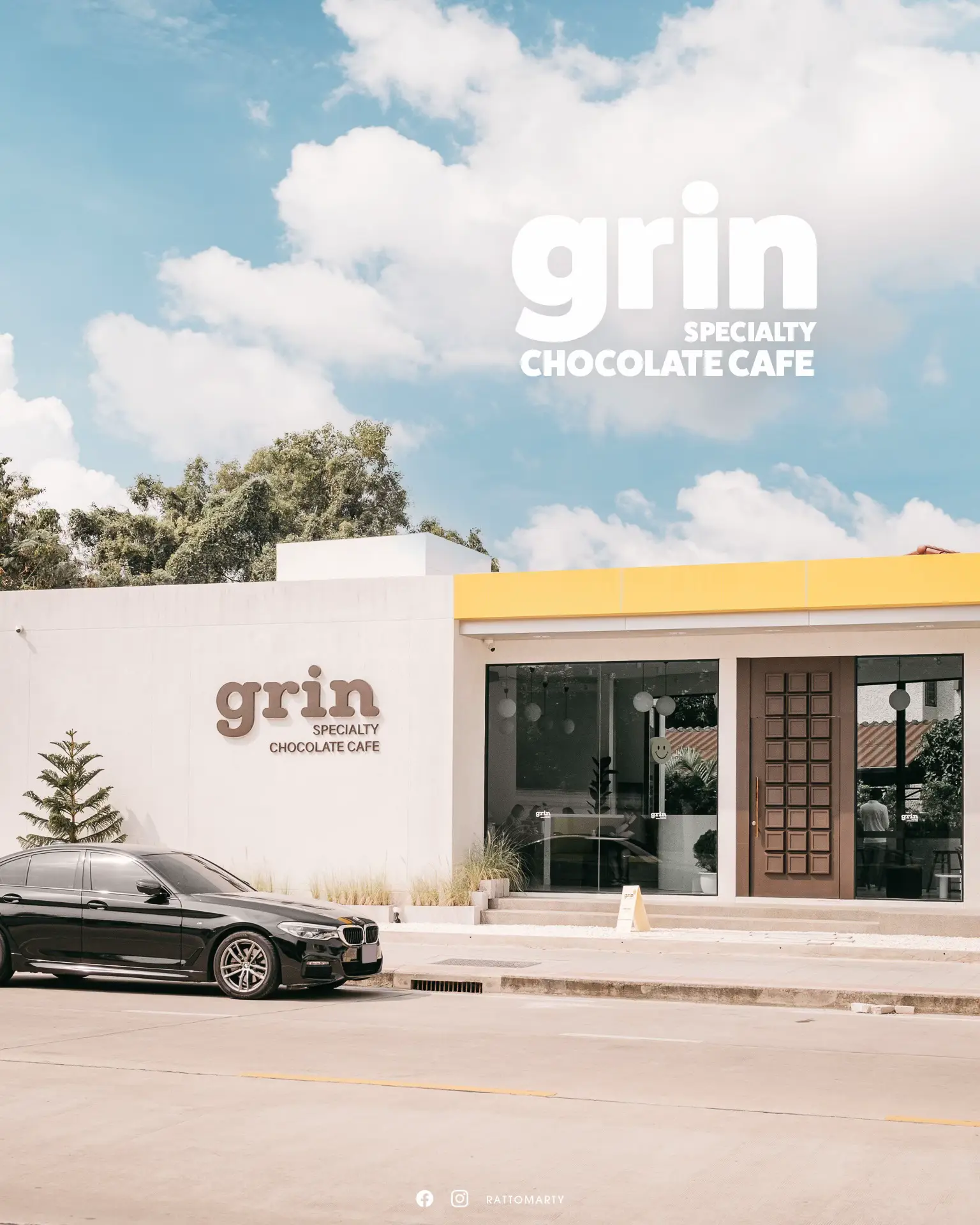 GRIN Specialty Chocolate คาเฟ่เปิดใหม่ย่านตลิ่งชัน | แกลเลอรีที่โพสต์โดย Rattomarty | Lemon8