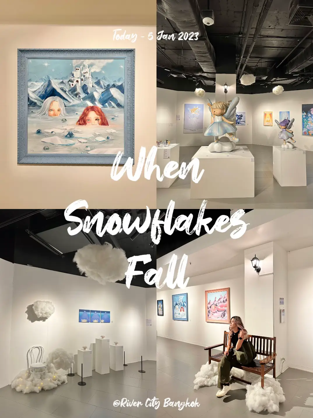 When Snowflakes Fall | นิทรรศการรวม4ศิลปินสุดปัง🎨🖌️🖼️ | แกลเลอรีที่ ...