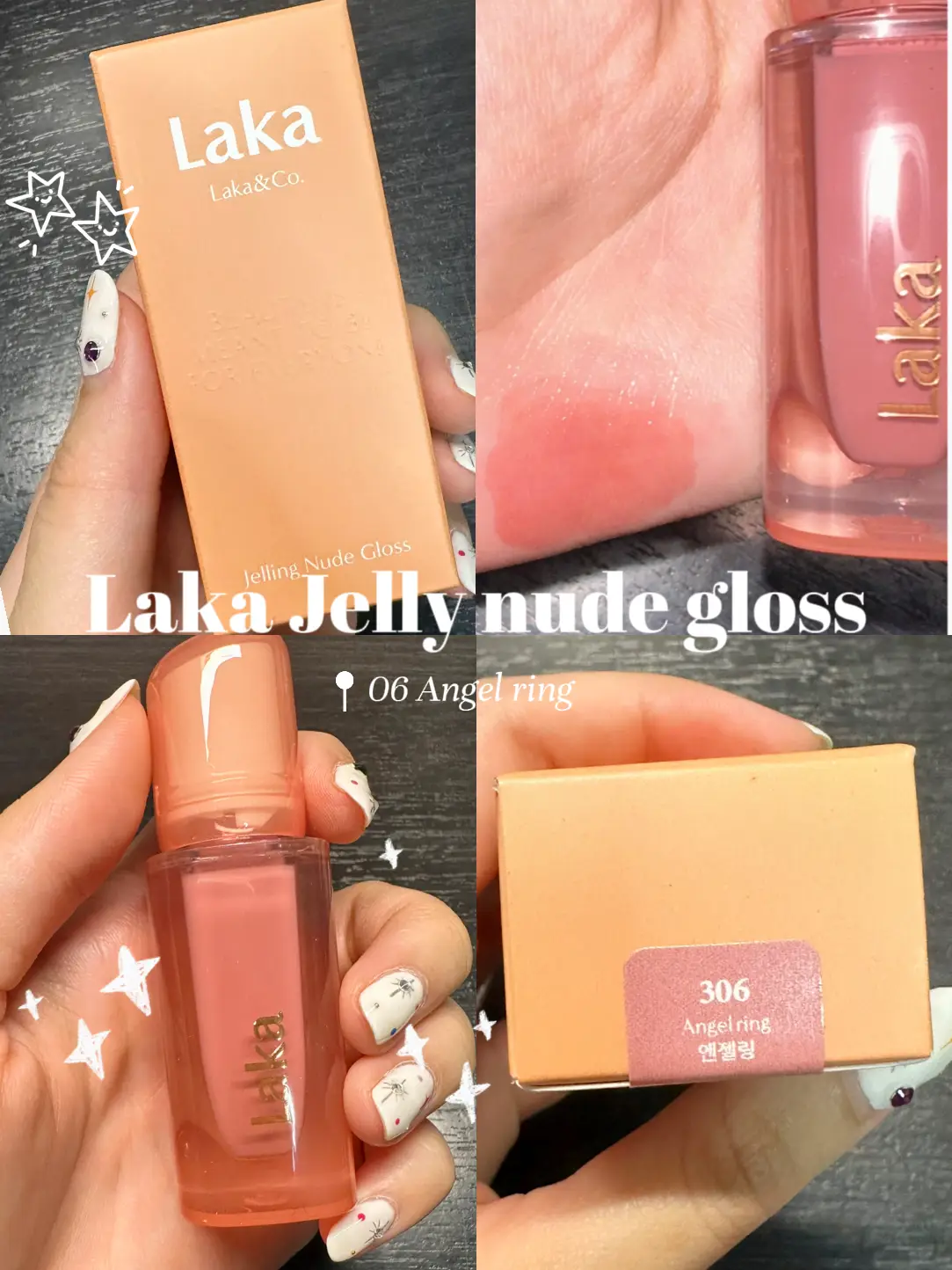 Laka : Jelly nude gloss 06 Angel ring👼🏻 | แกลเลอรีที่โพสต์โดย S💋 | Lemon8