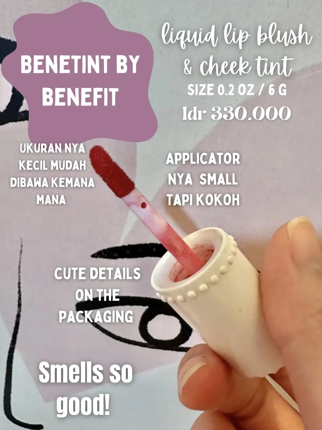 2 in 1: Benefit Benetint Review 🍉🍎💋 | Galeri diposting oleh Nadia ...