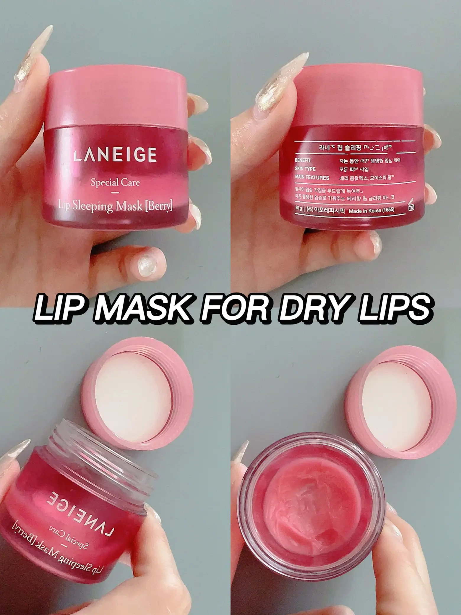 Lip Mask For Dry Lips🫦💕 | Galeri disiarkan oleh jessiekmq🧚🏻‍♀️ | Lemon8