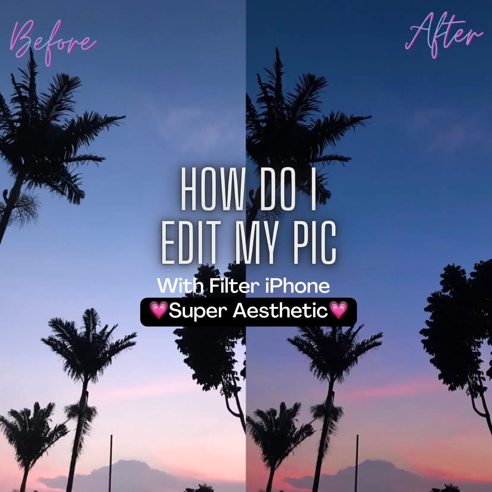 Tutorial Edit Foto Aesthetic With Filter iPhone💗 | Galeri diposting ...