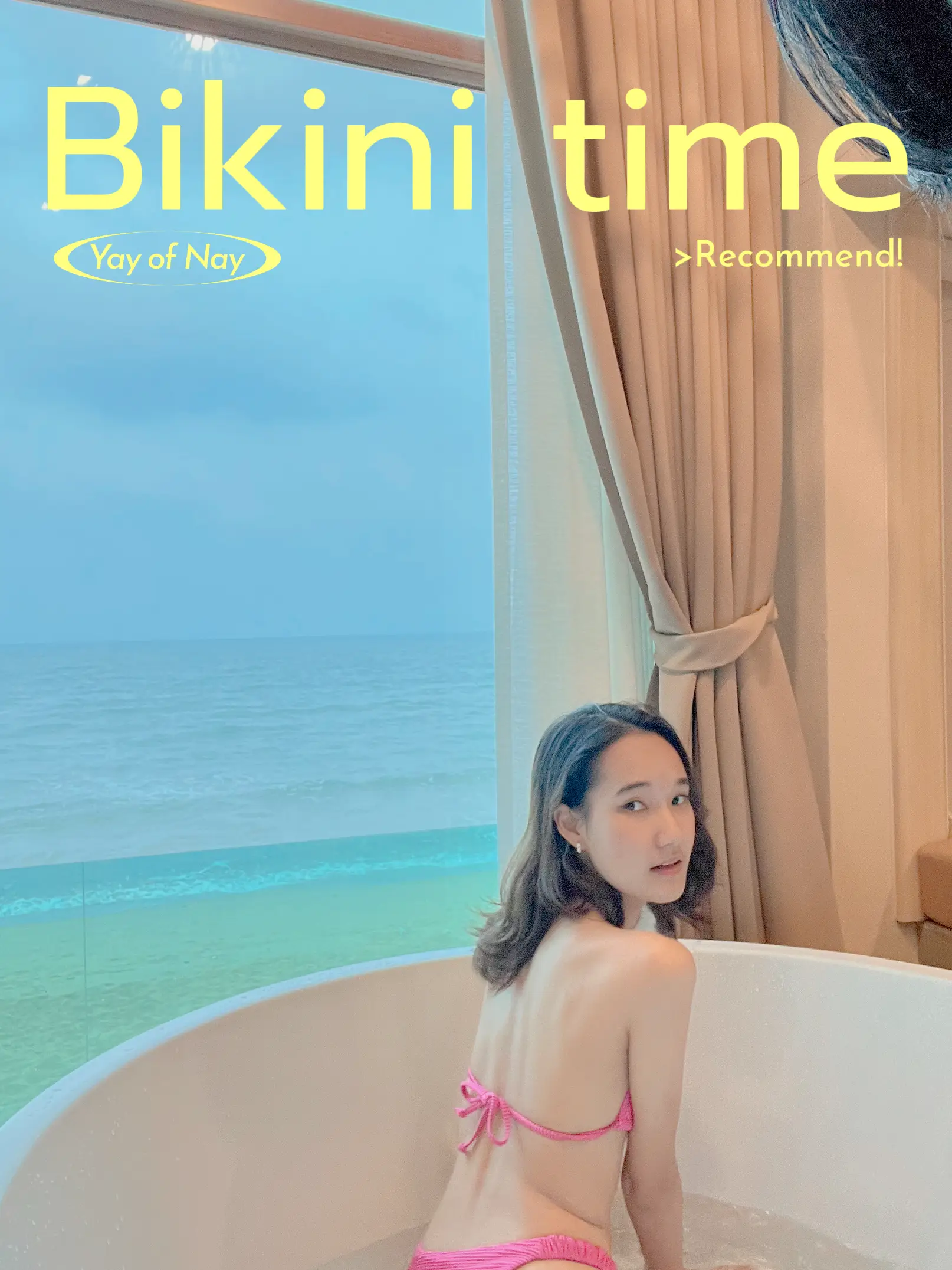 Bikini ตัวโปรด กับเสื้อครอป🍋 | แกลเลอรีที่โพสต์โดย พลอยลี่ | Lemon8
