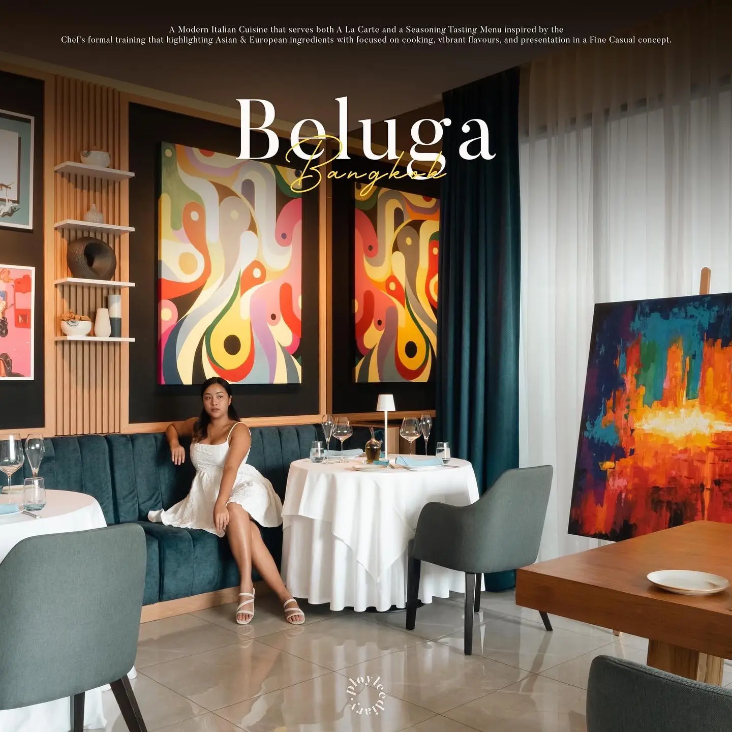 Fine Dining ใน art gallery ย่านสาธร🫧 | แกลเลอรีที่โพสต์โดย Ploylee Diary | Lemon8