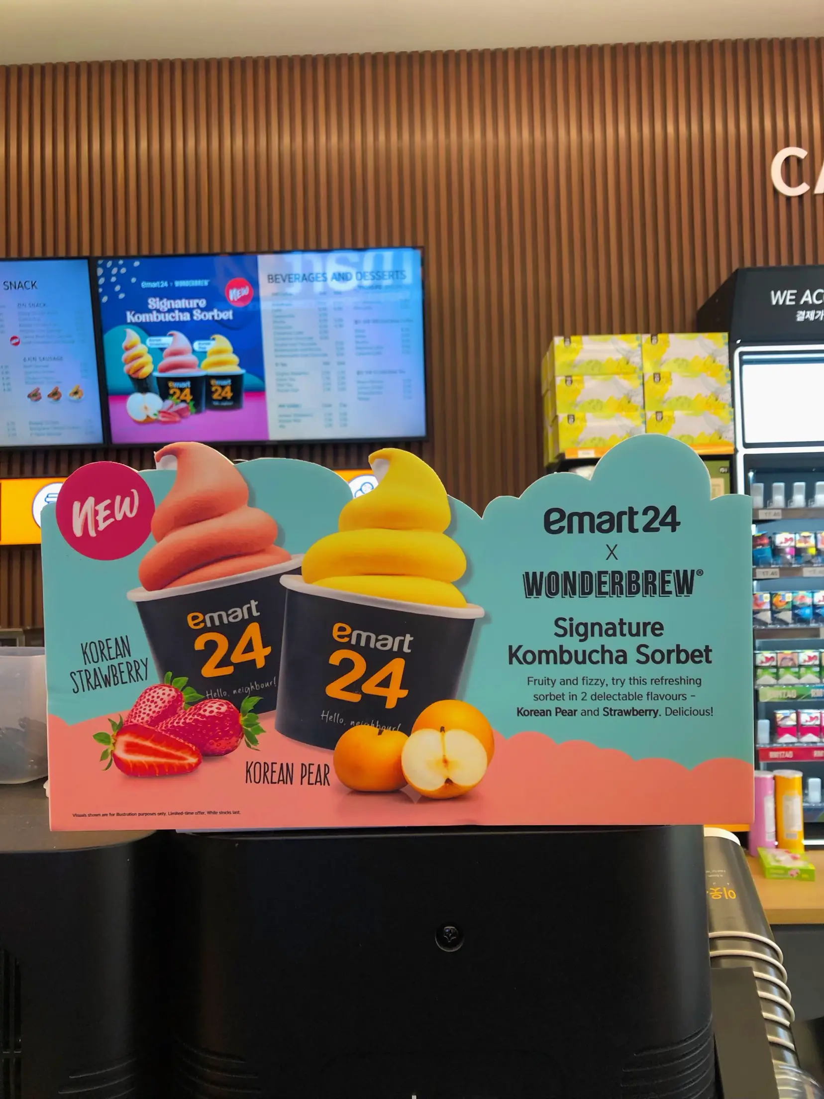 emart24 new menu: Signature Kombucha Sorbet 🍦 | Shafiqah Amiraが投稿したフォト ...