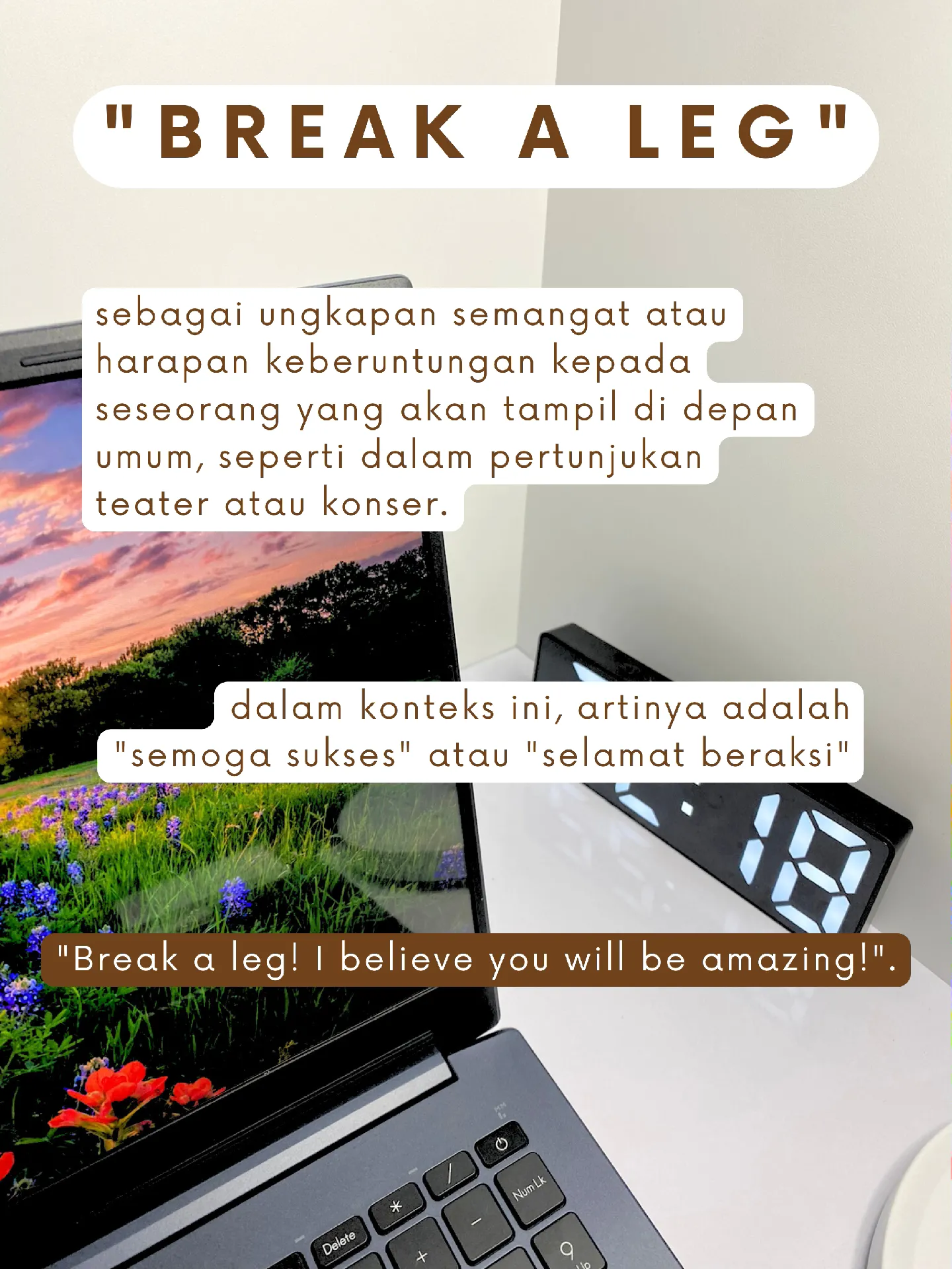 3 IDIOM Inggris Yang Sering Digunakan | แกลเลอรีที่โพสต์โดย Study Hacks | Lemon8