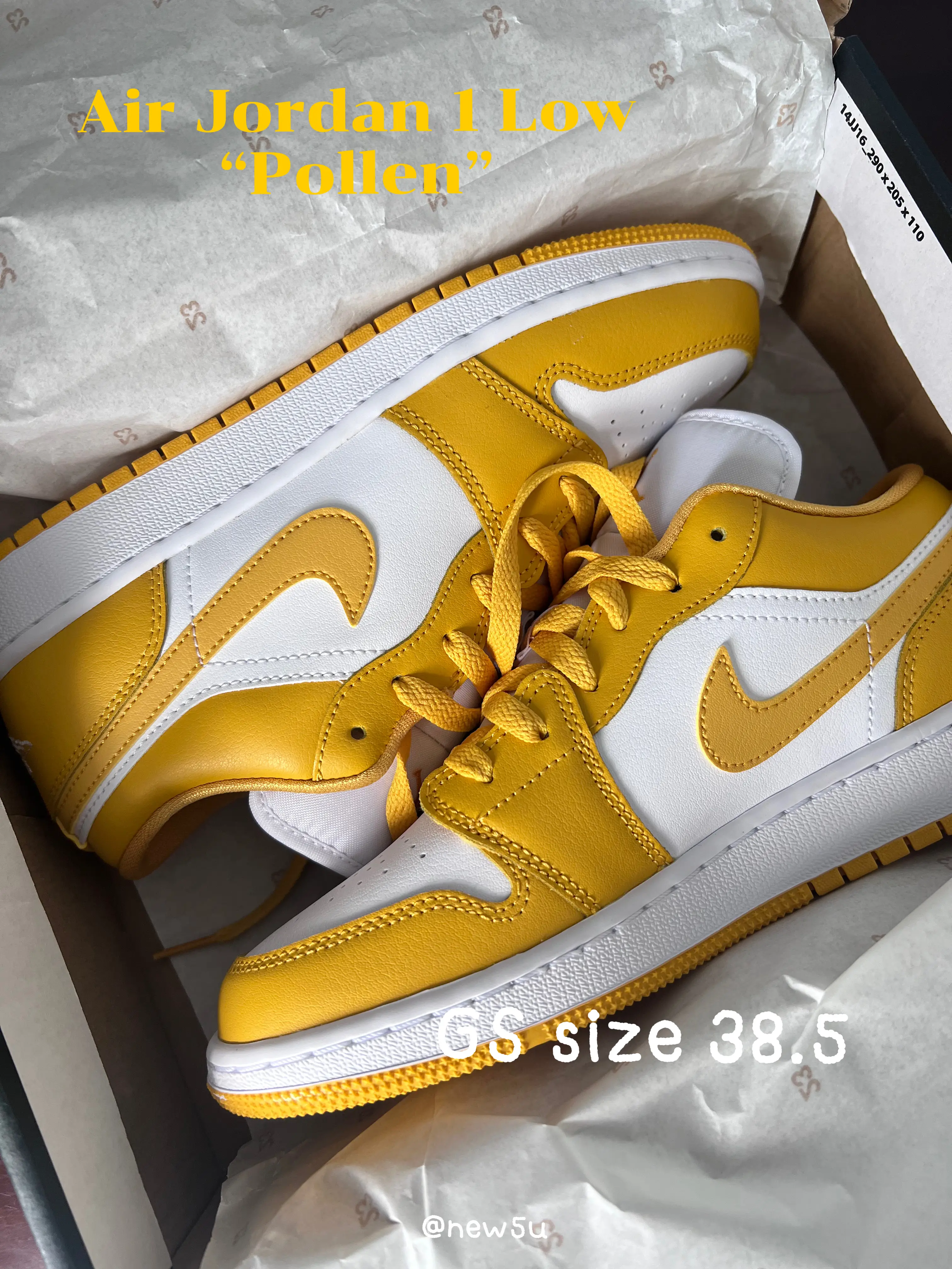 ต้อนรับสมาชิกใหม่ Air Jordan 1 Low “Pollen” 💛 | แกลเลอรีที่โพสต์โดย นิว ...