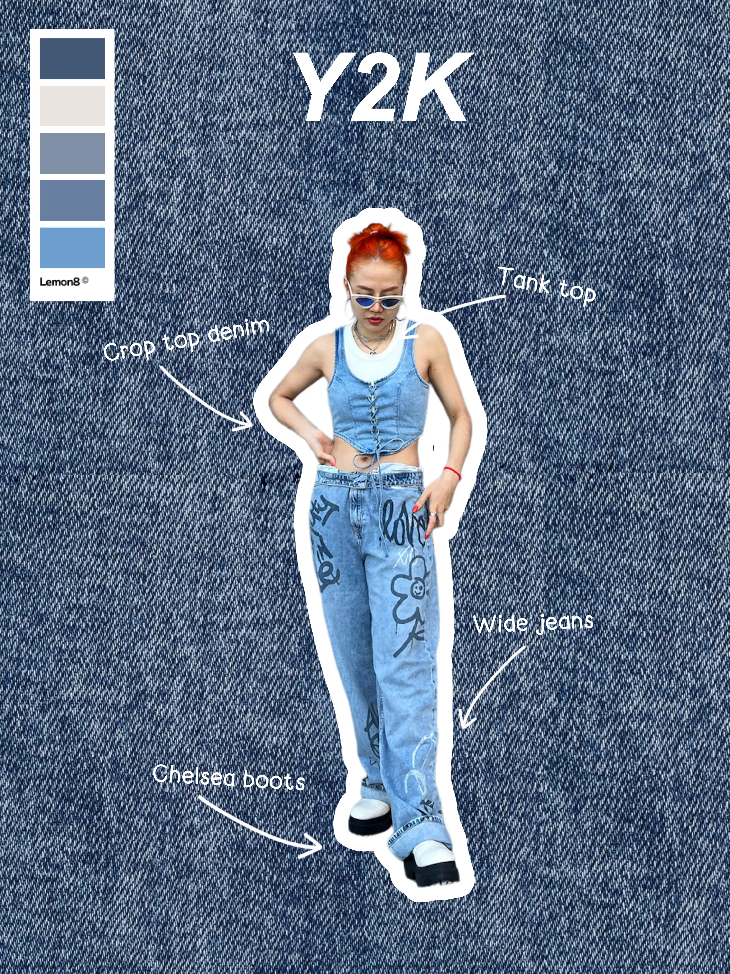 retro denim - การค้นหาใน Lemon8