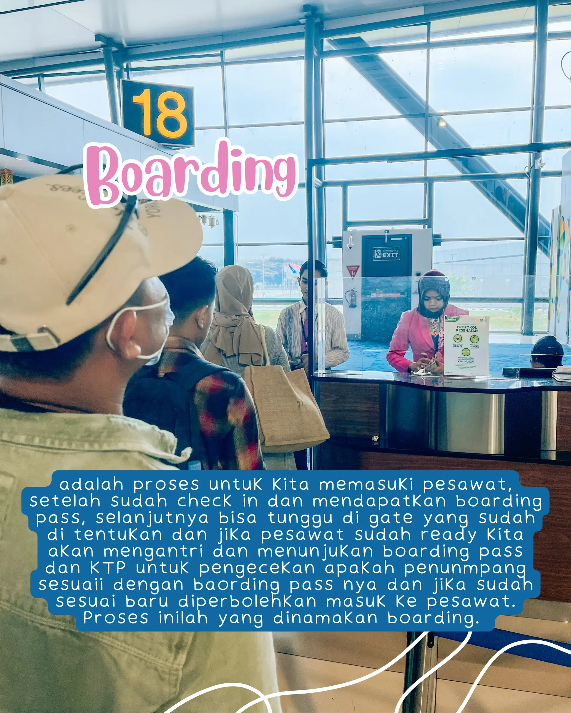 Pertama terbang? ini bedanya check-in & boarding | Galeri diposting oleh Ujame Gaja | Lemon8