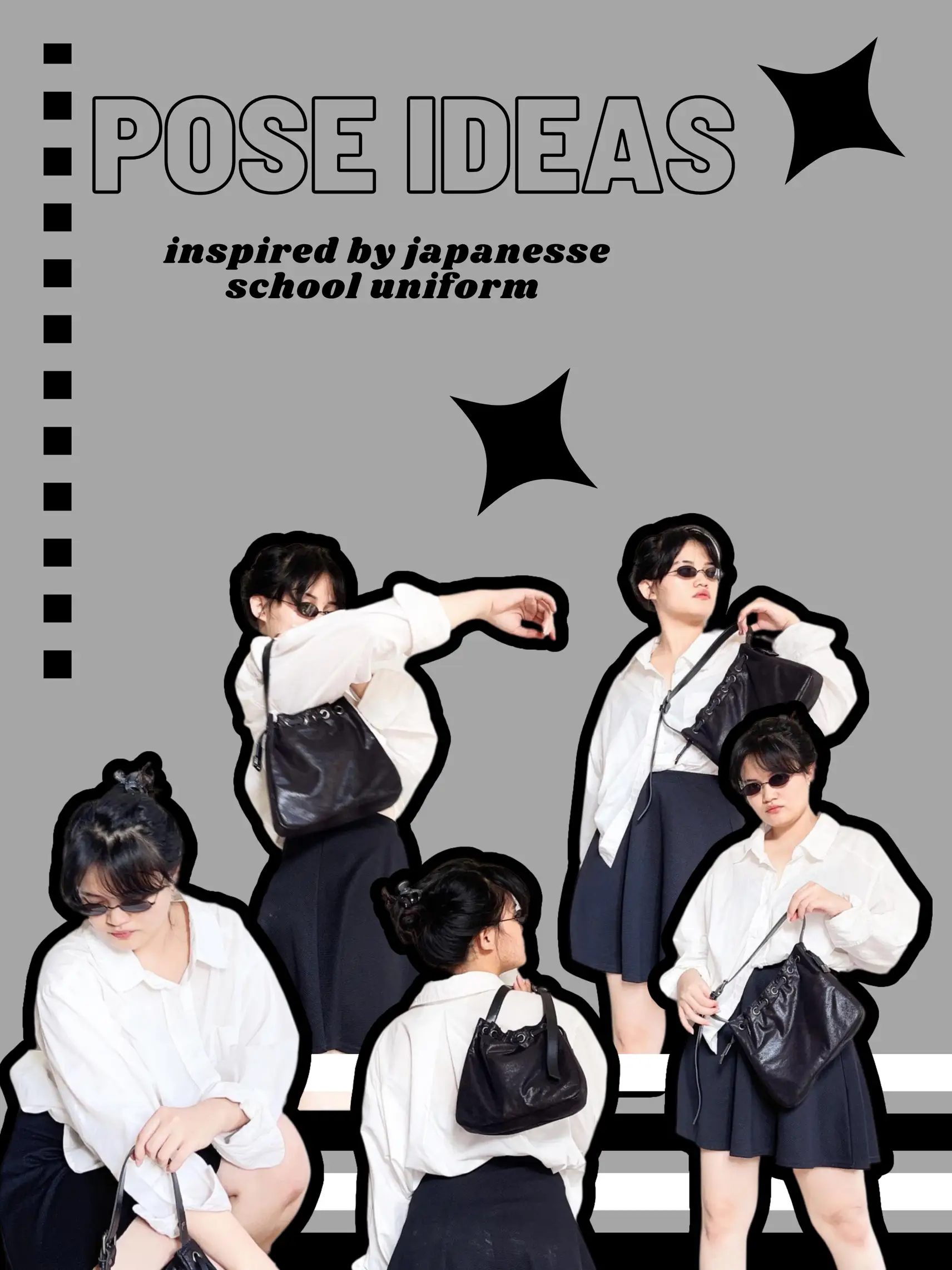 POSE IDEAS INSPIRED BY JAPANESSE SCHOOL UNIFORM >_ | แกลเลอรีที่โพสต์ ...