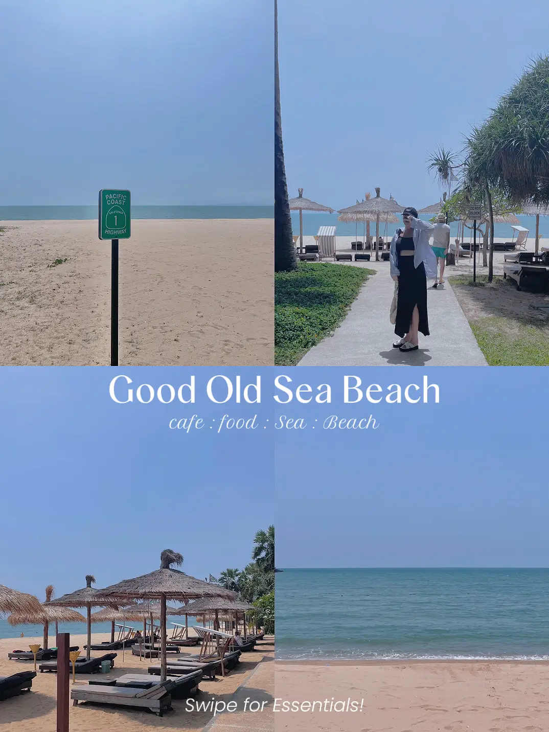 Good Old Sea Beach cafe : ทะเลอีกแล้วววววว💙☀️ | แกลเลอรีที่โพสต์โดย ...