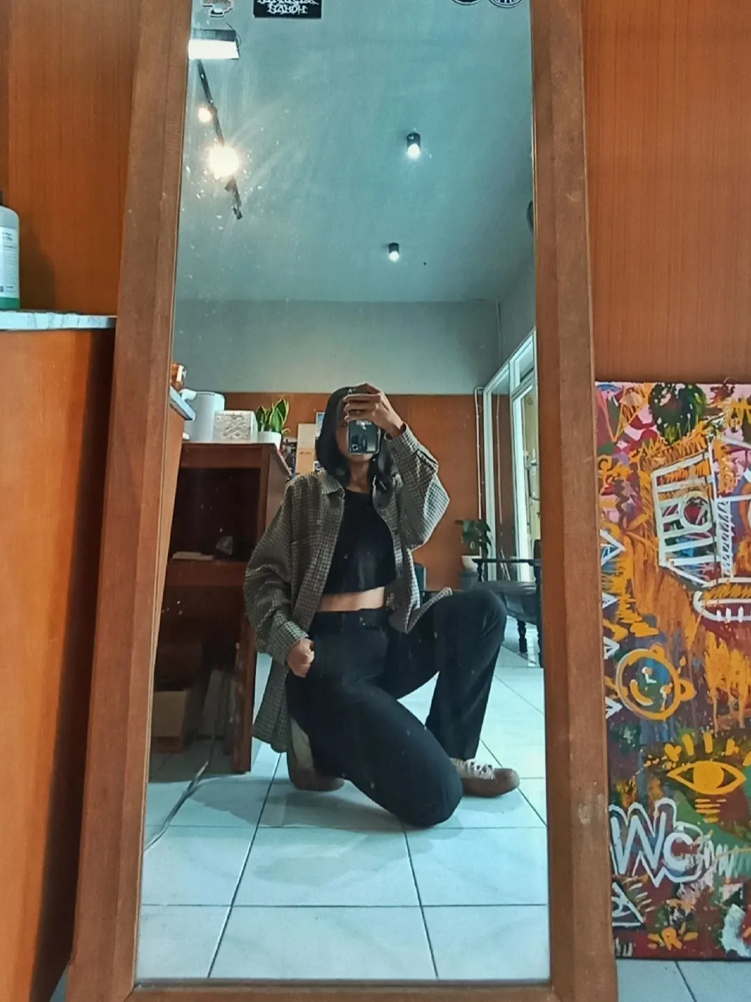 Simple Poses for Mirror Selfie | Galeri diposting oleh La_Vanya | Lemon8
