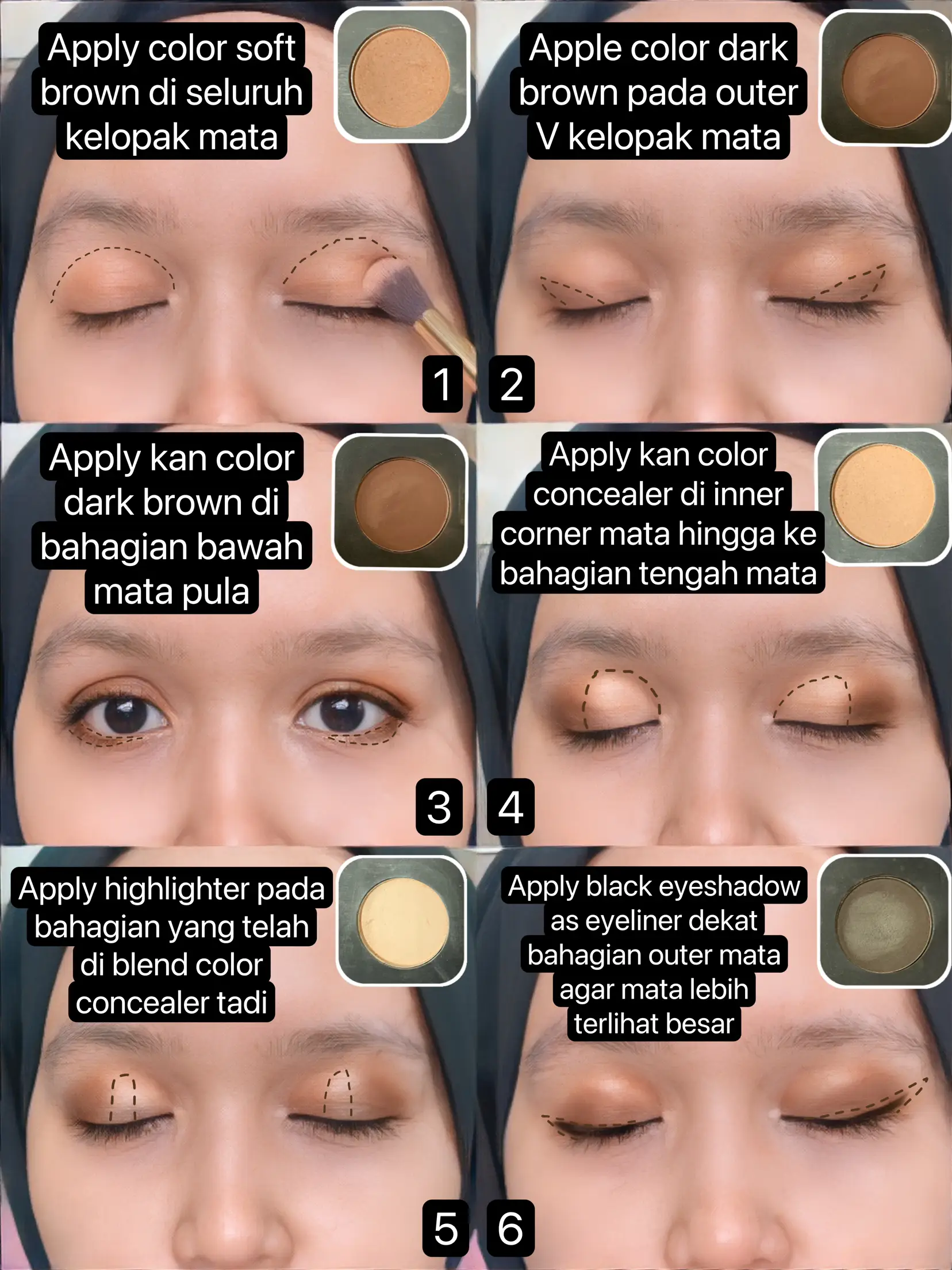 Tutorial smokey eyes for round eyes | Galeri disiarkan oleh ara | Lemon8