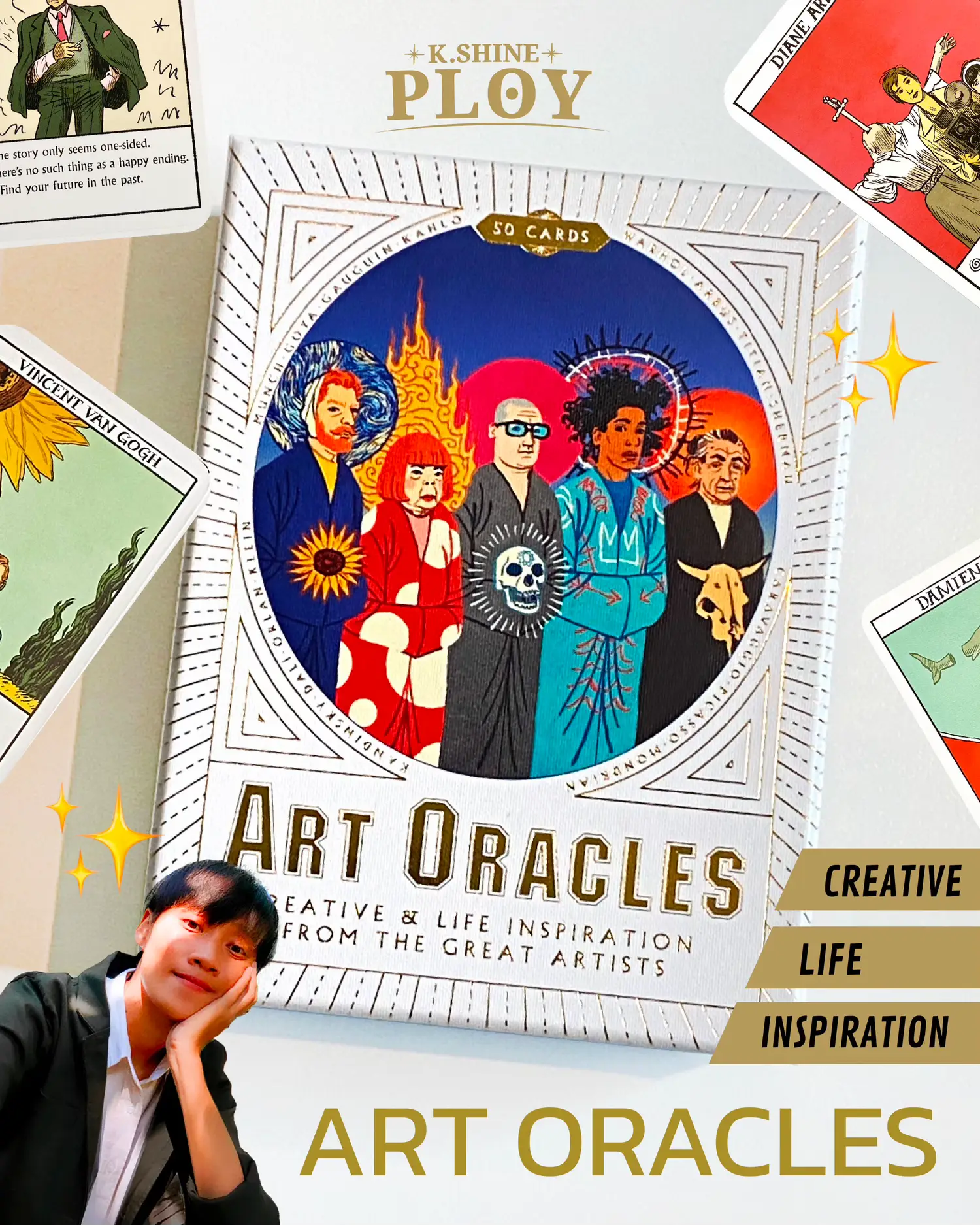 การ์ด ART ORACLES 🧑🏻‍🎨🎨 | แกลเลอรีที่โพสต์โดย ShinePLOY | Lemon8