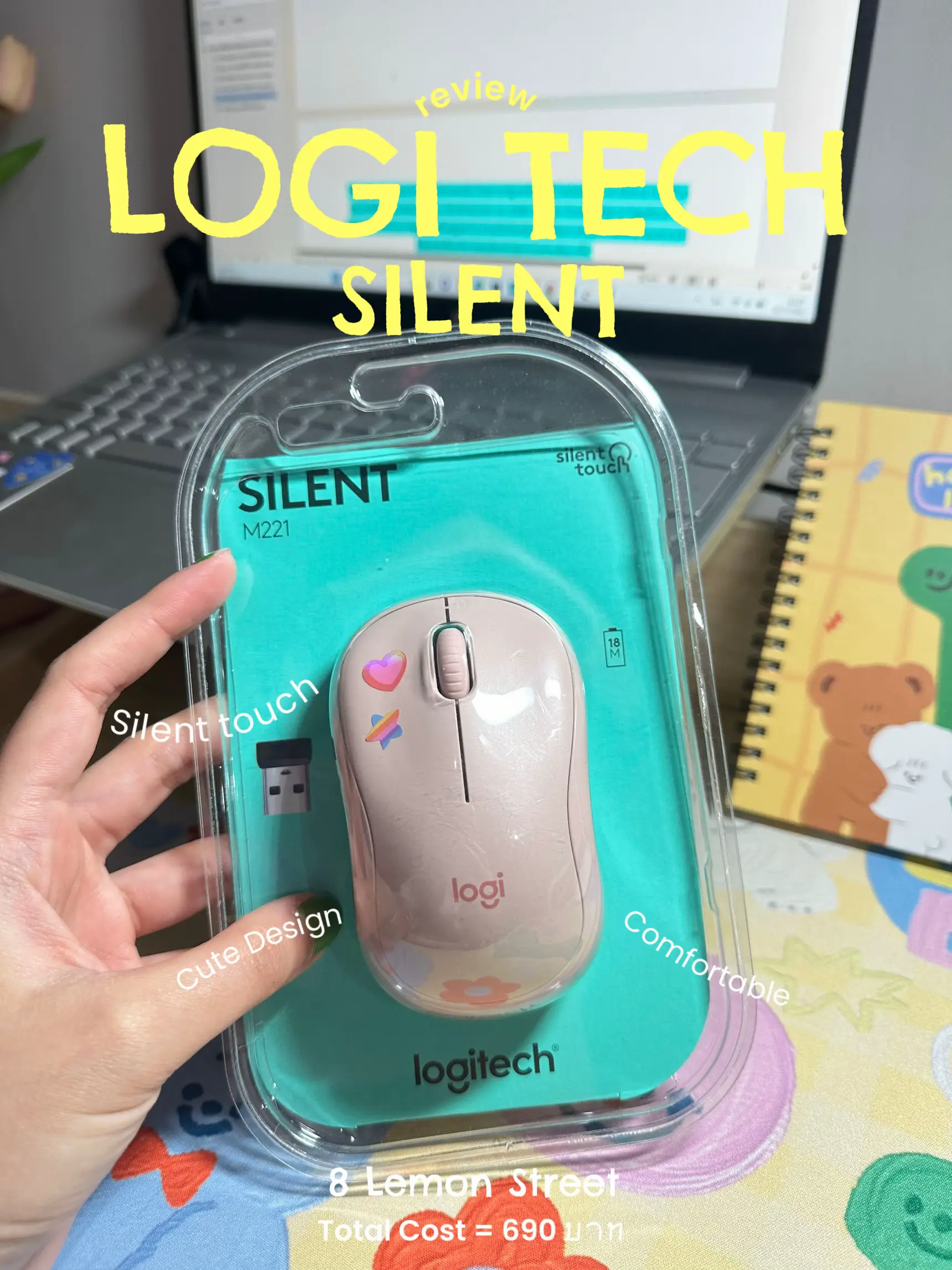 Logi Tech Mouse สีชมพู รุ่นไร้เสียงคลิ๊กๆ กวนใจ ☺️💓 | แกลเลอรีที่โพสต์ ...