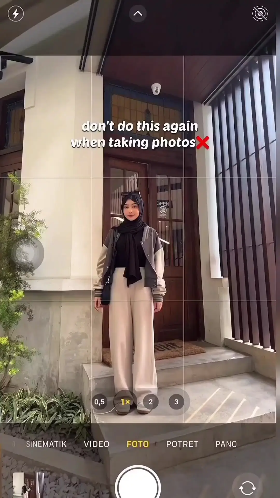 Biar ga bosen fotonya 2 jari terus | Video dipublikasikan oleh dailyhijabootd | Lemon8