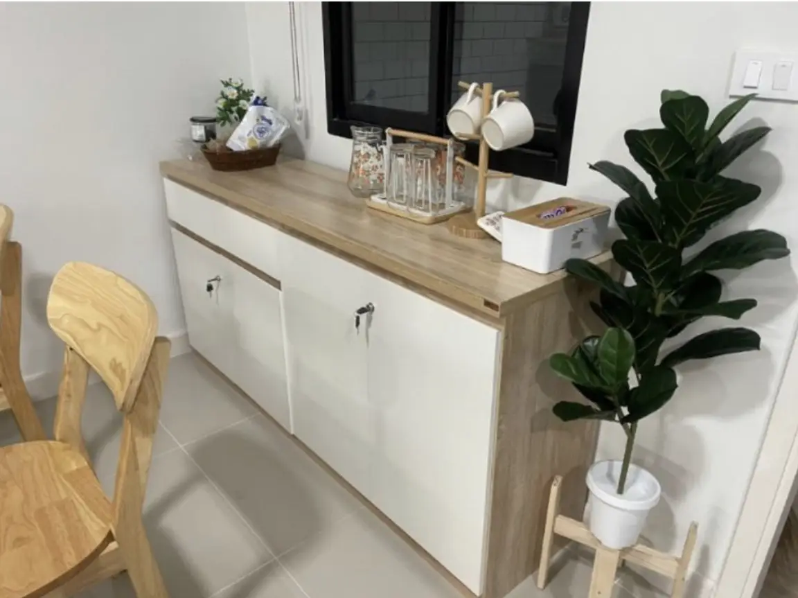 ตู้เอนกประสงค์ เหมาะกับการวางโ | แกลเลอรีที่โพสต์โดย 😜thanika😘 | Lemon8