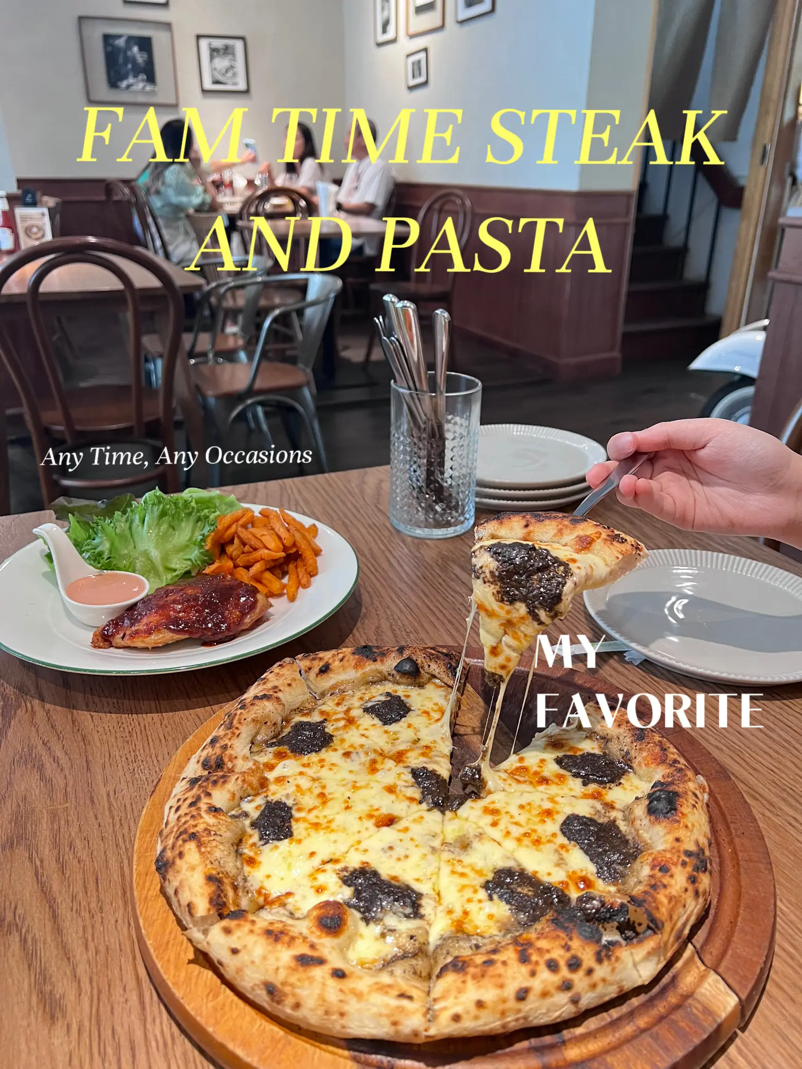 Fam Time Steak and Pasta | แกลเลอรีที่โพสต์โดย PaerRiss | Lemon8
