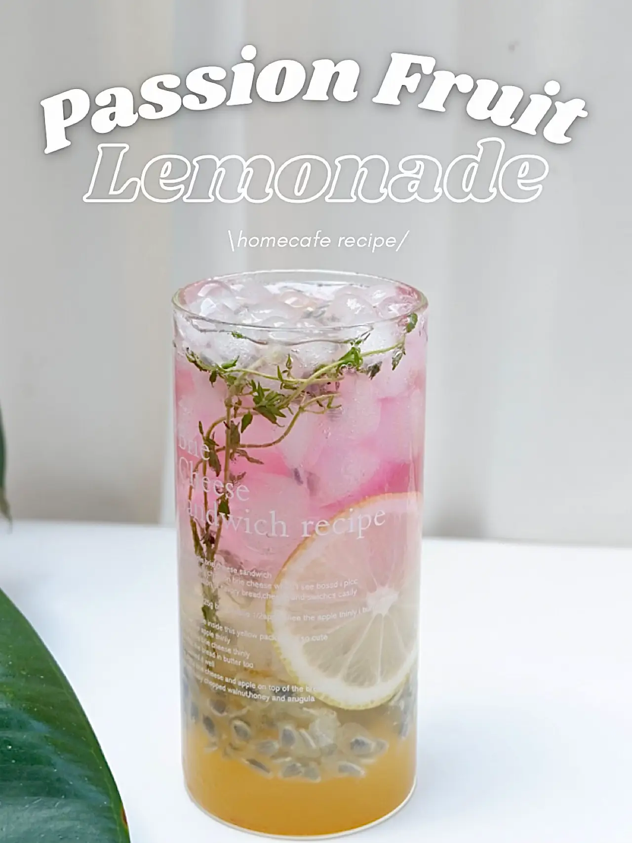 Passion fruit lemonade | Video dipublikasikan oleh irj_homecafe | Lemon8