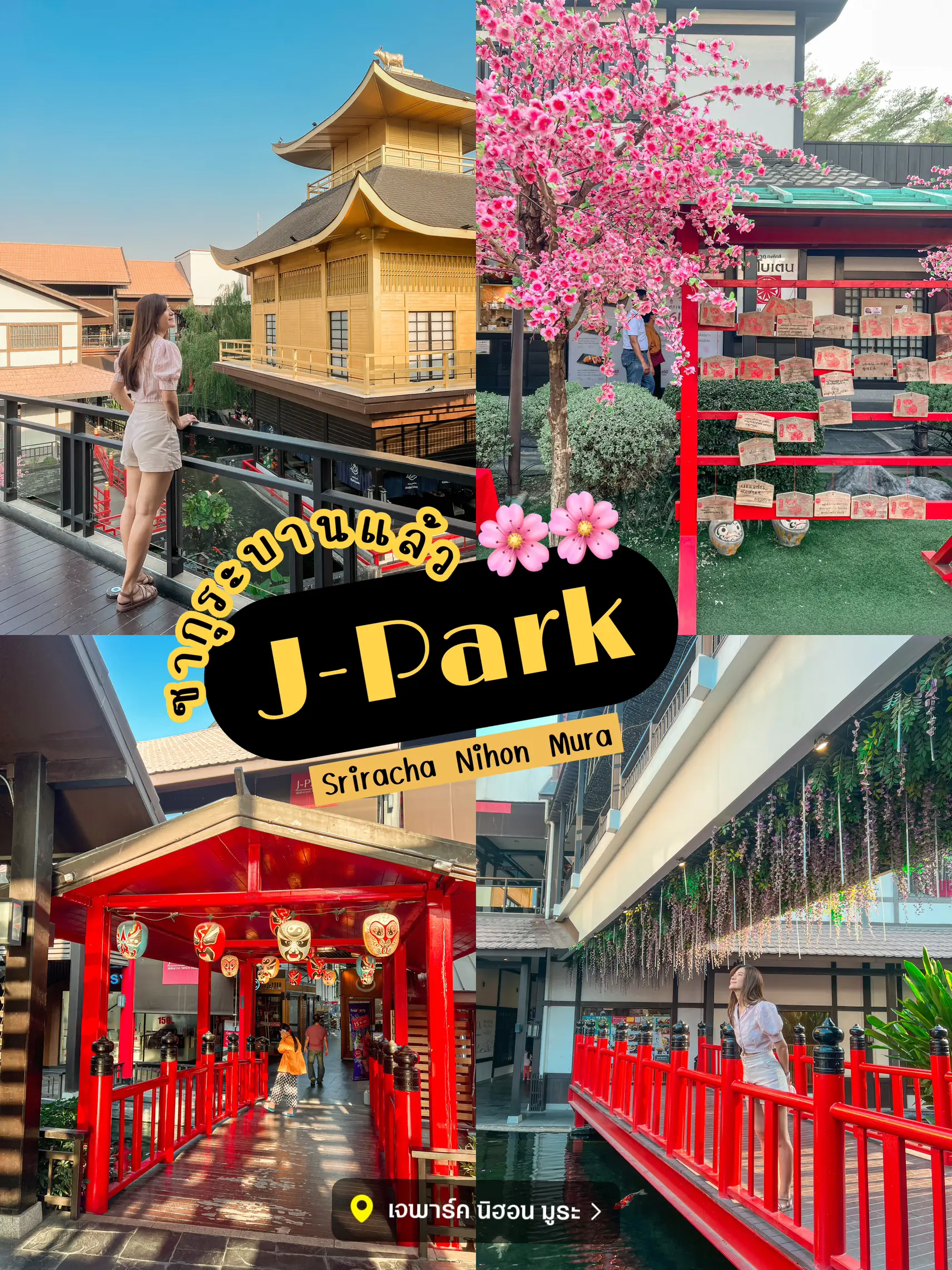 🌸🌸 ซากุระบานแล้วจ้าา ที่ J-Part Nihon Mura | แกลเลอรีที่โพสต์โดย เที่ยวชาร์จแบต | Lemon8