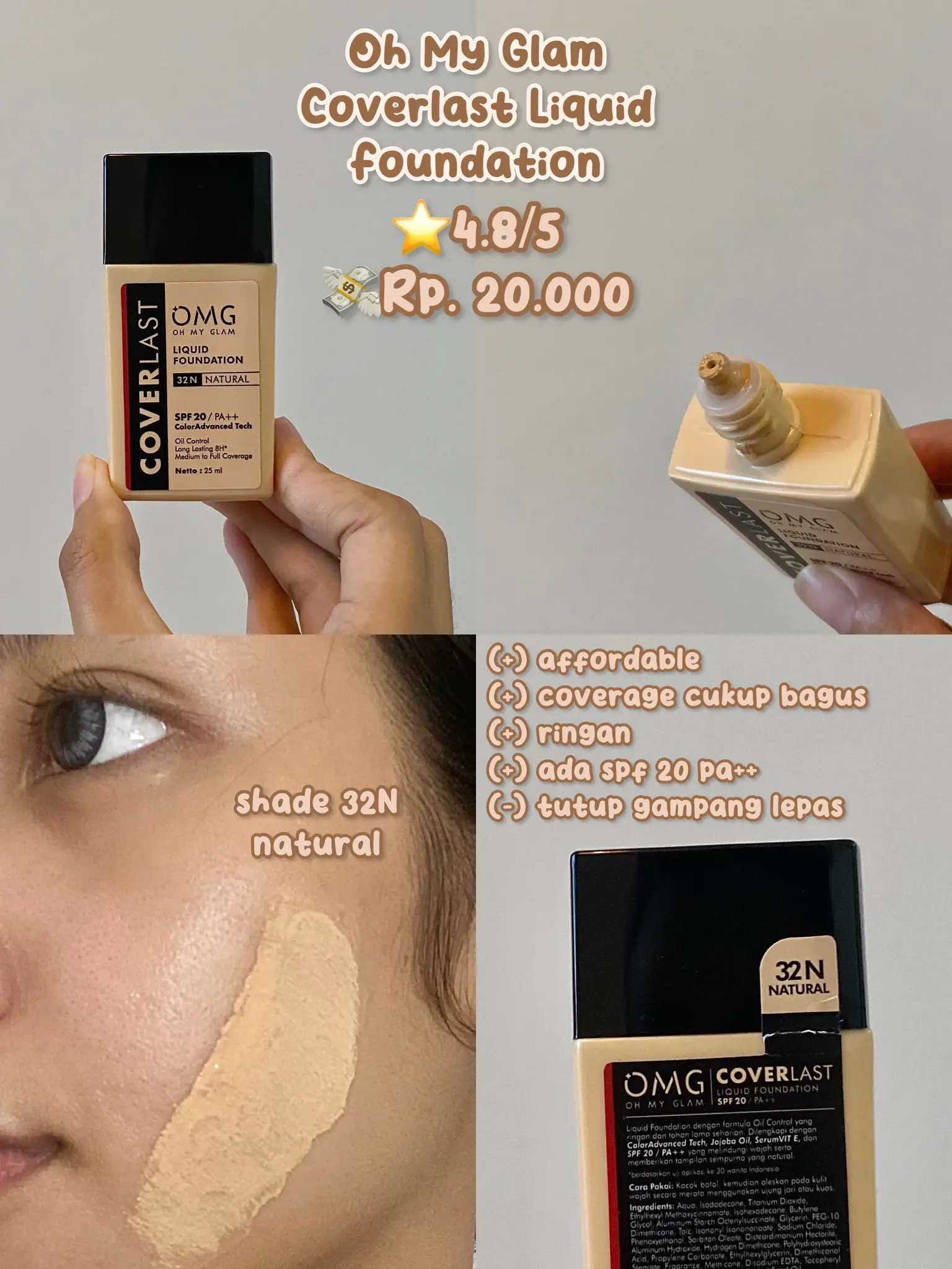 Rekomendasi Foundation Viral Oily Skin Friendly💗 | Galeri diposting ...