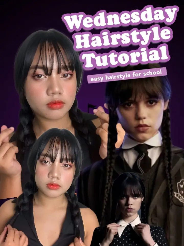 Wednesday Hairstyle Tutorial: hairstyle for school | Gallery posted by ...