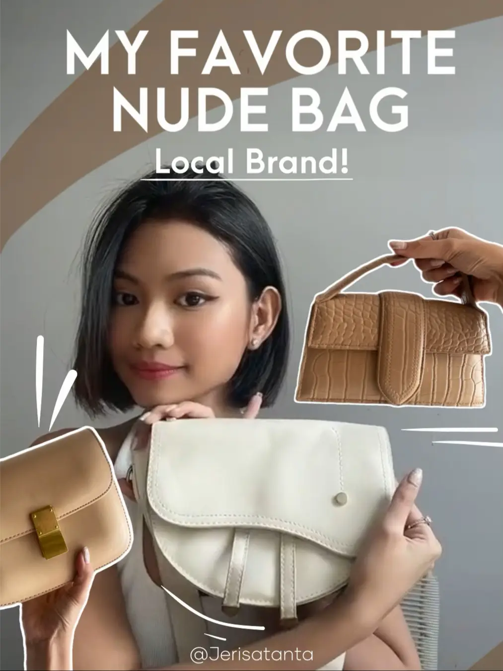 MY FAVORITE NUDE LOCAL BRAND BAG! | วิดีโอที่เผยแพร่โดย Jerisatanta | Lemon8