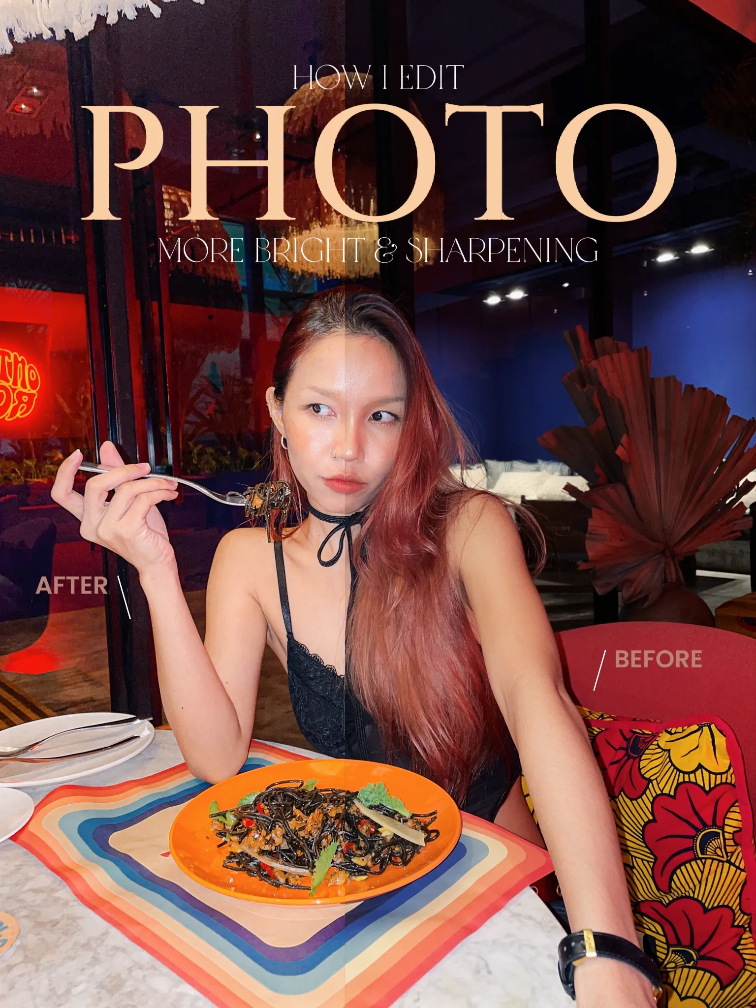 HOW TO แต่งรูปให้สีสด+ภาพคมขึ้นด้วย LR | แกลเลอรีที่โพสต์โดย Lazy Babe | Lemon8