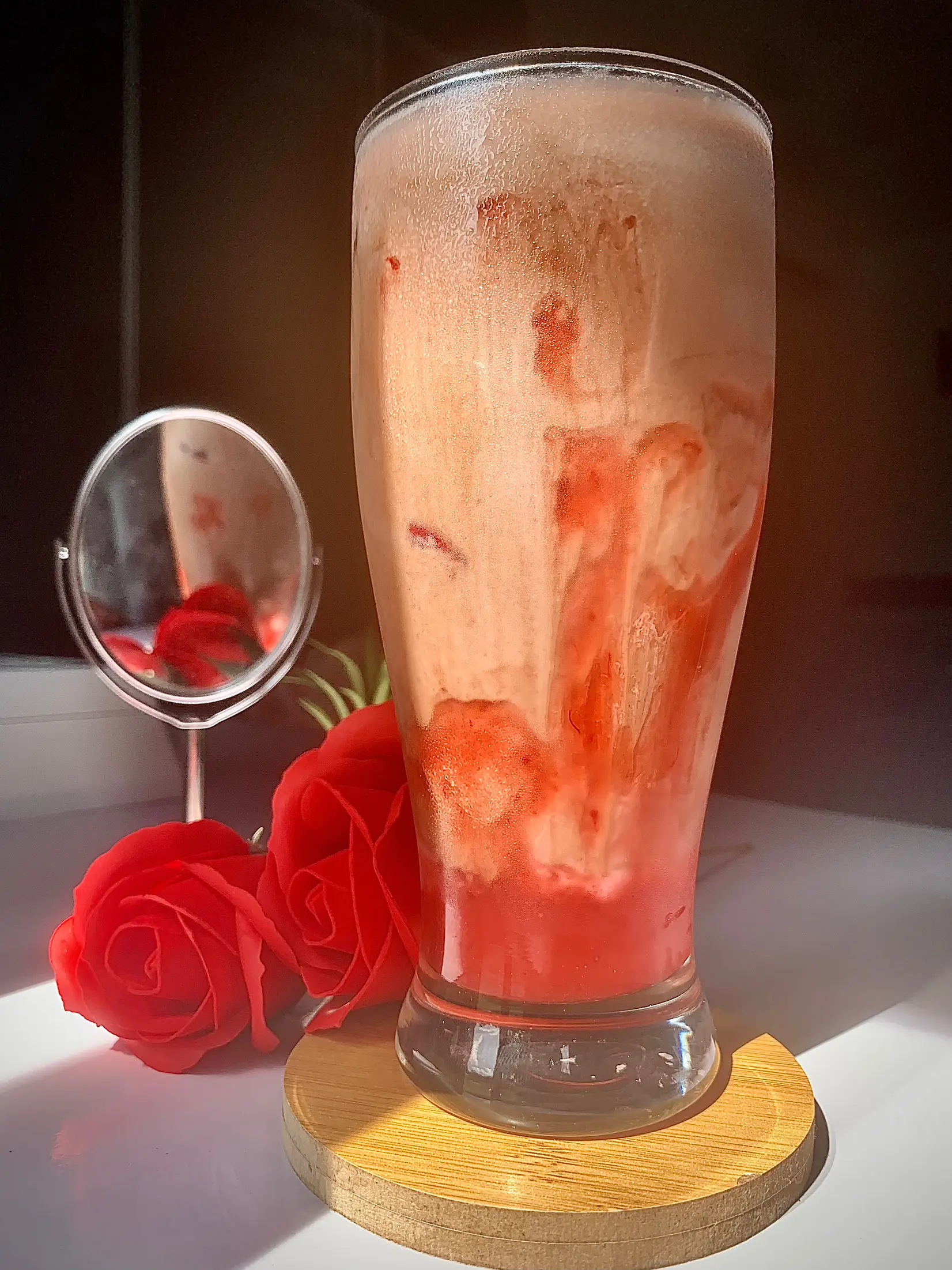 My Roses strawberry chocolate latte🍓🍫🌹 | Video diterbitkan oleh Sue97 | Lemon8