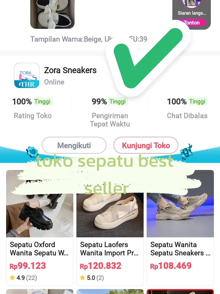 Rekomendasi 5 Toko terbaik di LAZADA | แกลเลอรีที่โพสต์โดย Lucy Desinta_ _ | Lemon8