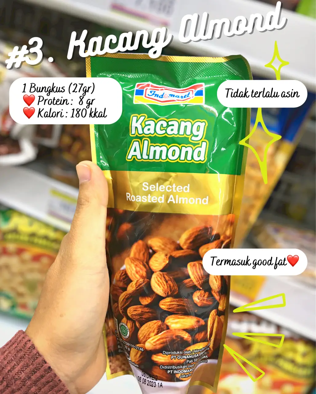 REKOMENDASI SNACK DIET TINGGI PROTEIN DI INDOMARET | Galeri diposting ...