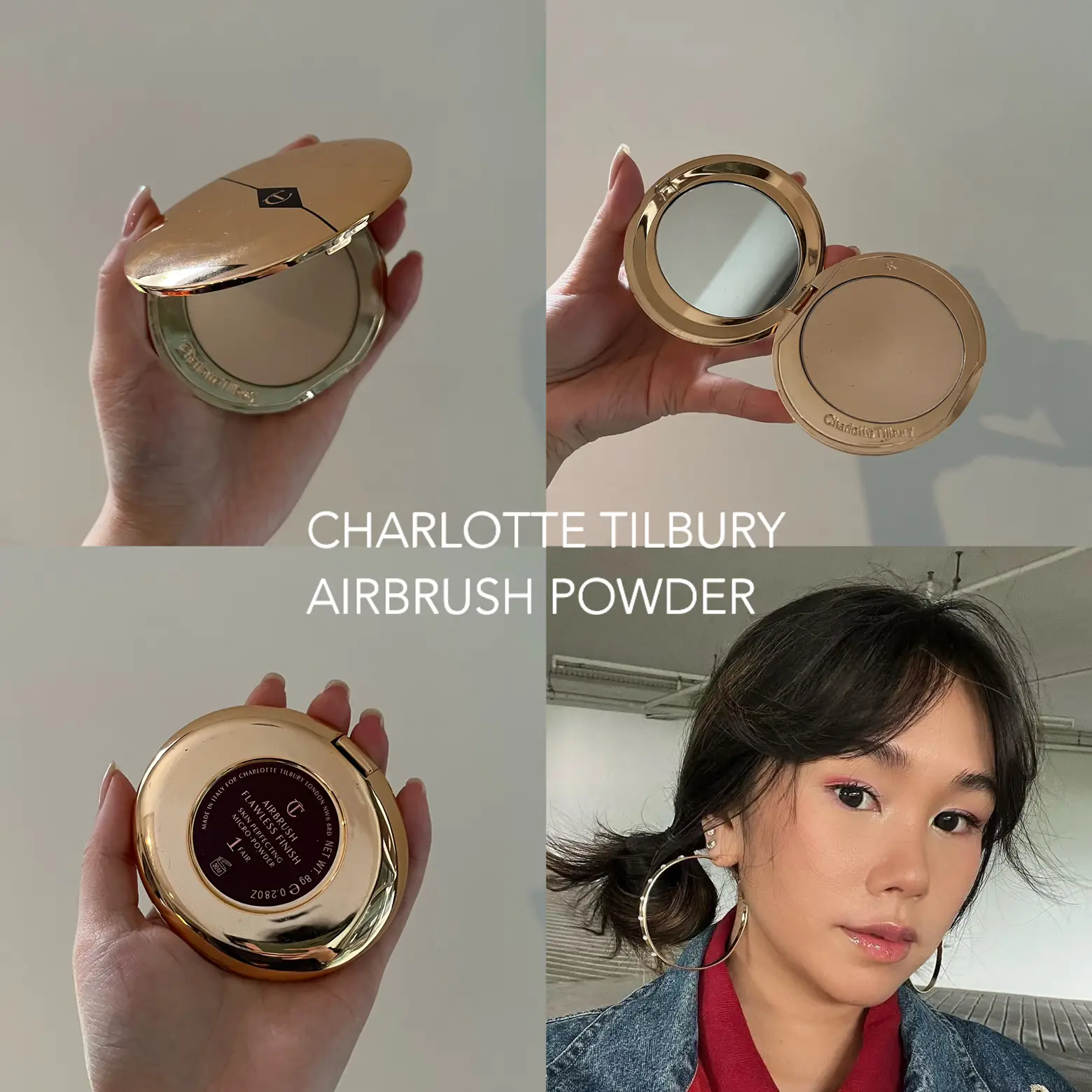 รีวิวแป้งอัดแข็ง Charlotte Tilbury Airbush Powder | แกลเลอรีที่โพสต์โดย ...
