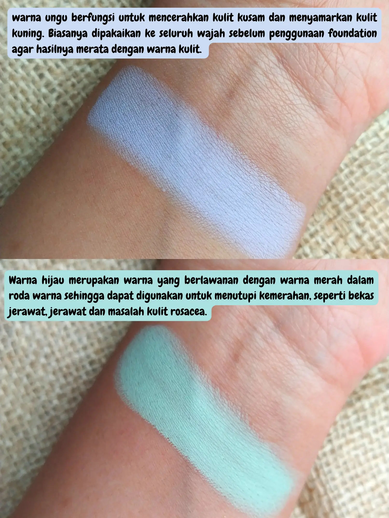 Fungsi Color Corrector | Galeri diposting oleh yuai | Lemon8
