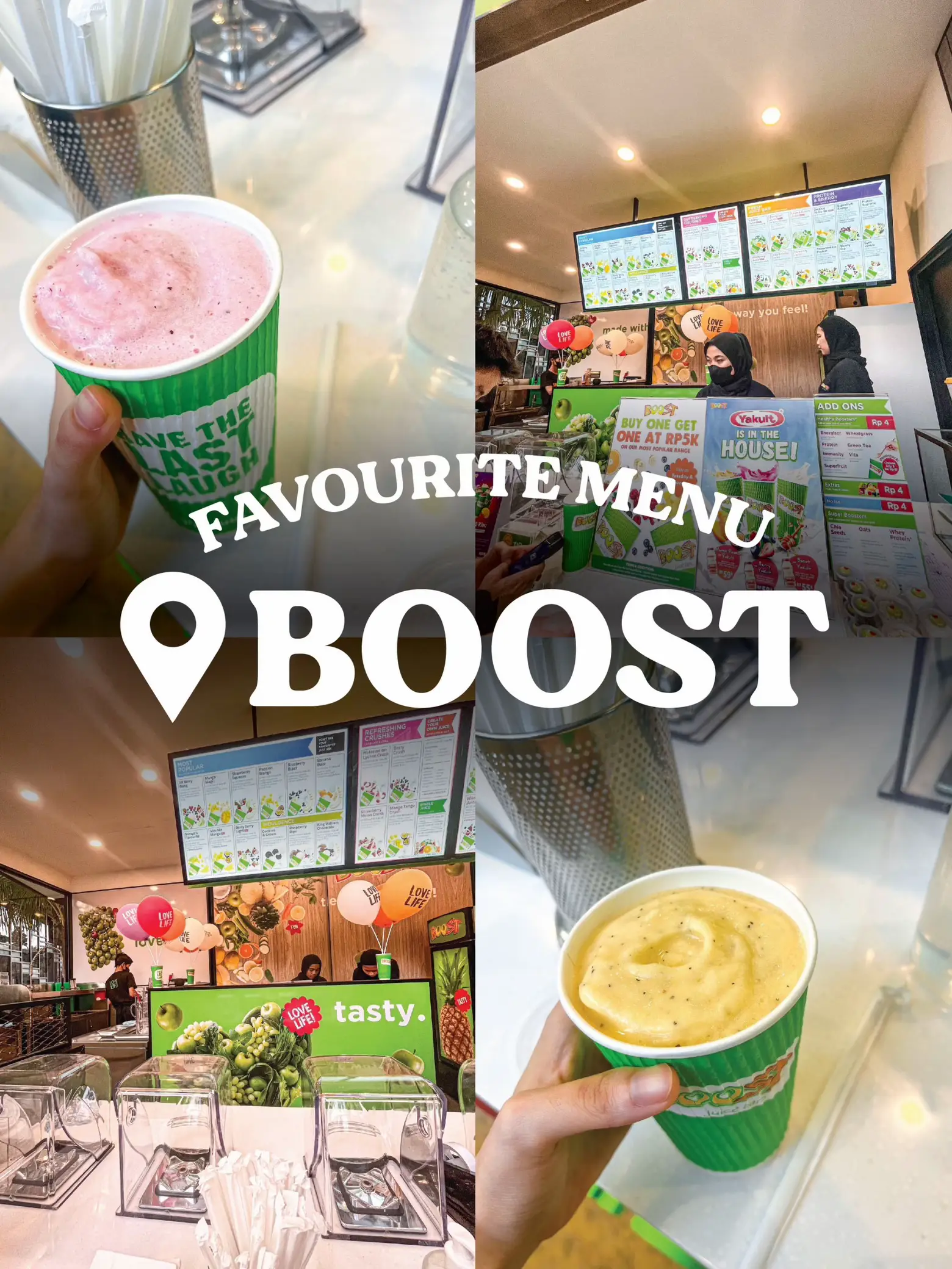 Favorite Menu di Boost! | Galeri diposting oleh Reiviolita | Lemon8