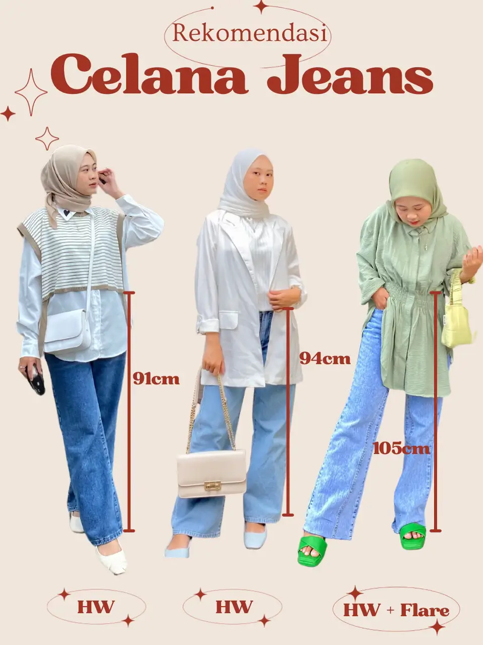 REKOMENDASI PANJANG CELANA UNTUK TINGGI 150CM! 🖤 | Galeri diposting ...