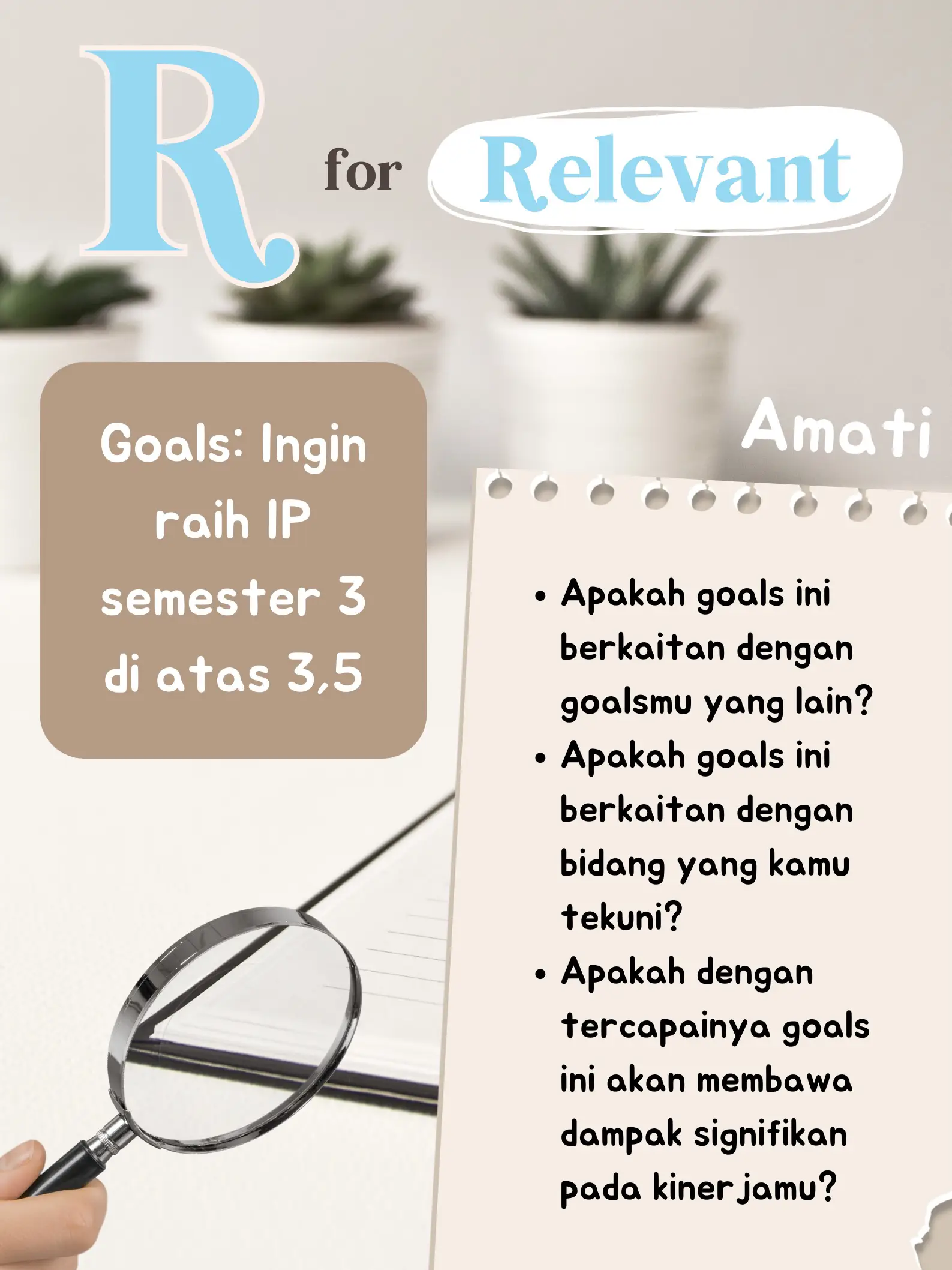 🗝Kunci Mudah Capai Goals: Metode S.M.A.R.T | Galeri diposting oleh 𝓜𝓮𝔂𝓪 ...