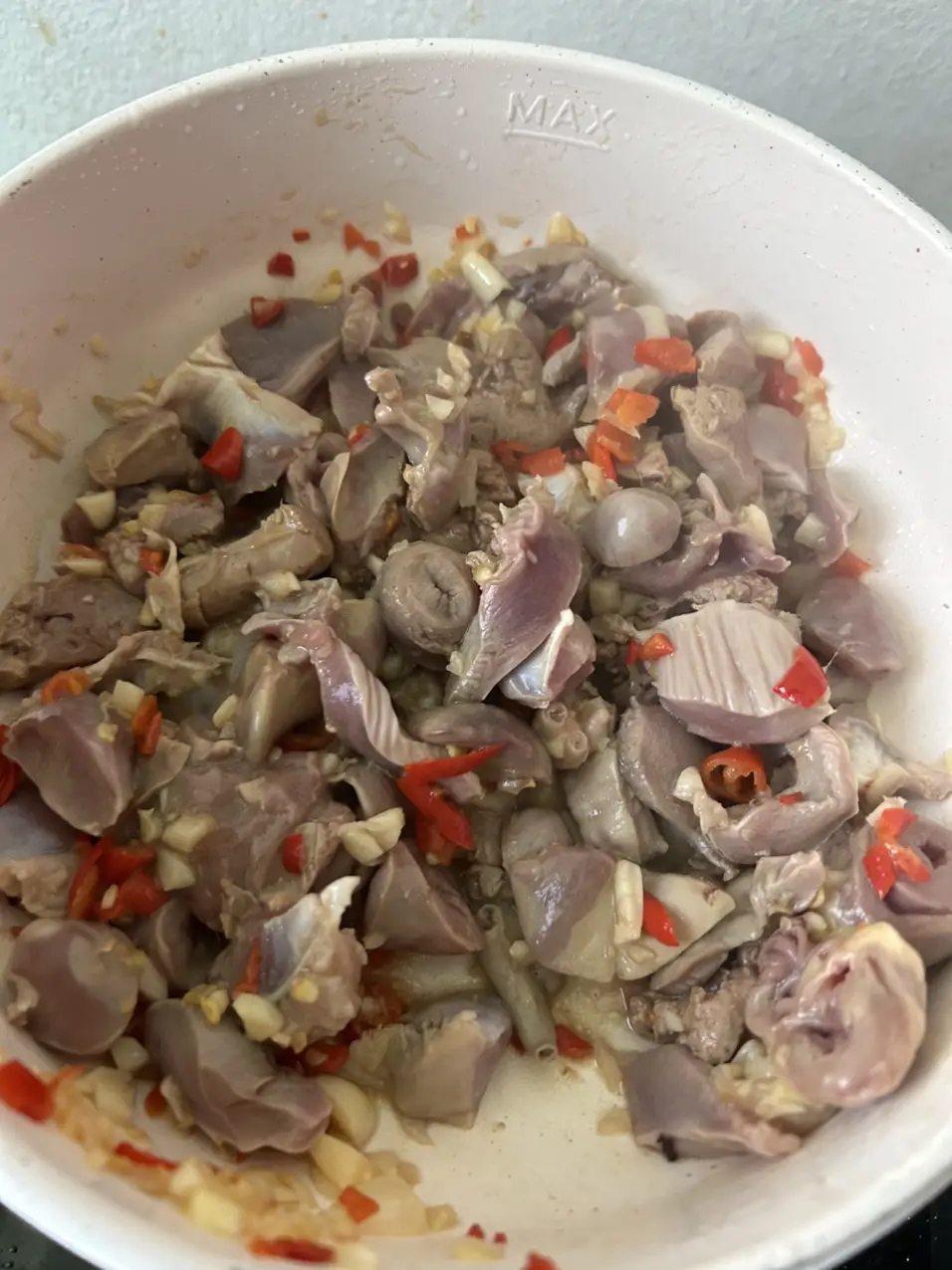 ผัดเครื่องในไก่🐔 | แกลเลอรีที่โพสต์โดย Mek.spd | Lemon8