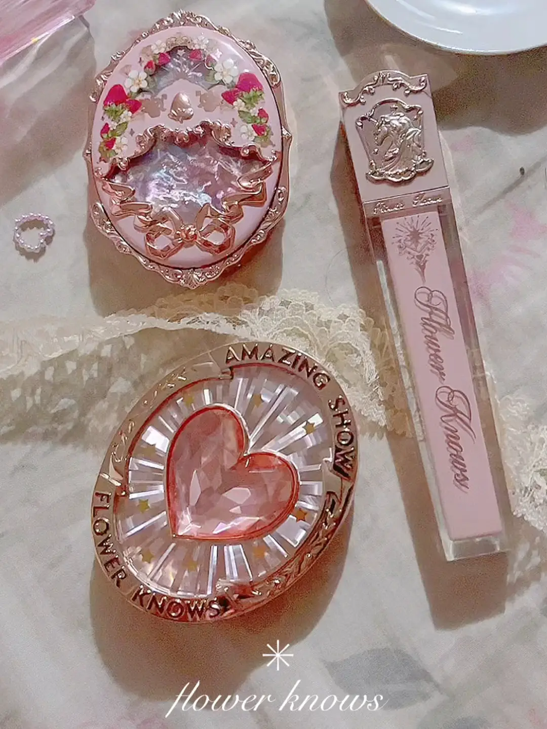 * flower knows 🎀 เห่อเมคอัพแบรนด์เจ้าหญิง สวยตาแตก🍧 | วิดีโอที่เผยแพร่ ...