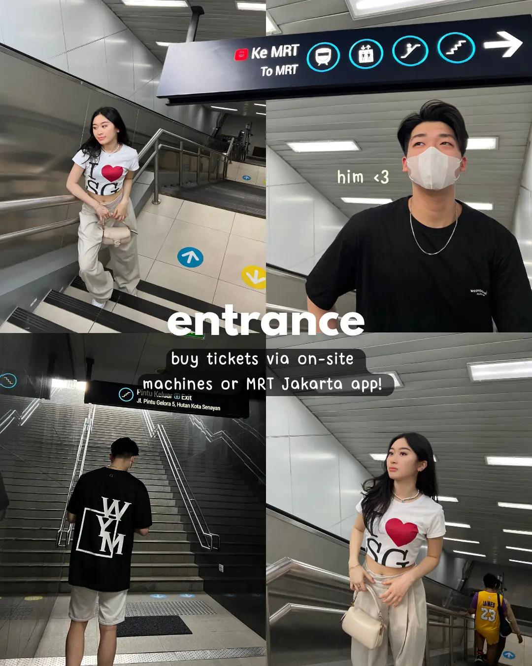 🚆WEEKEND MRT DATE: PHOTOSHOOT + OUTFIT 💙 | Galeri diposting oleh Angel ...