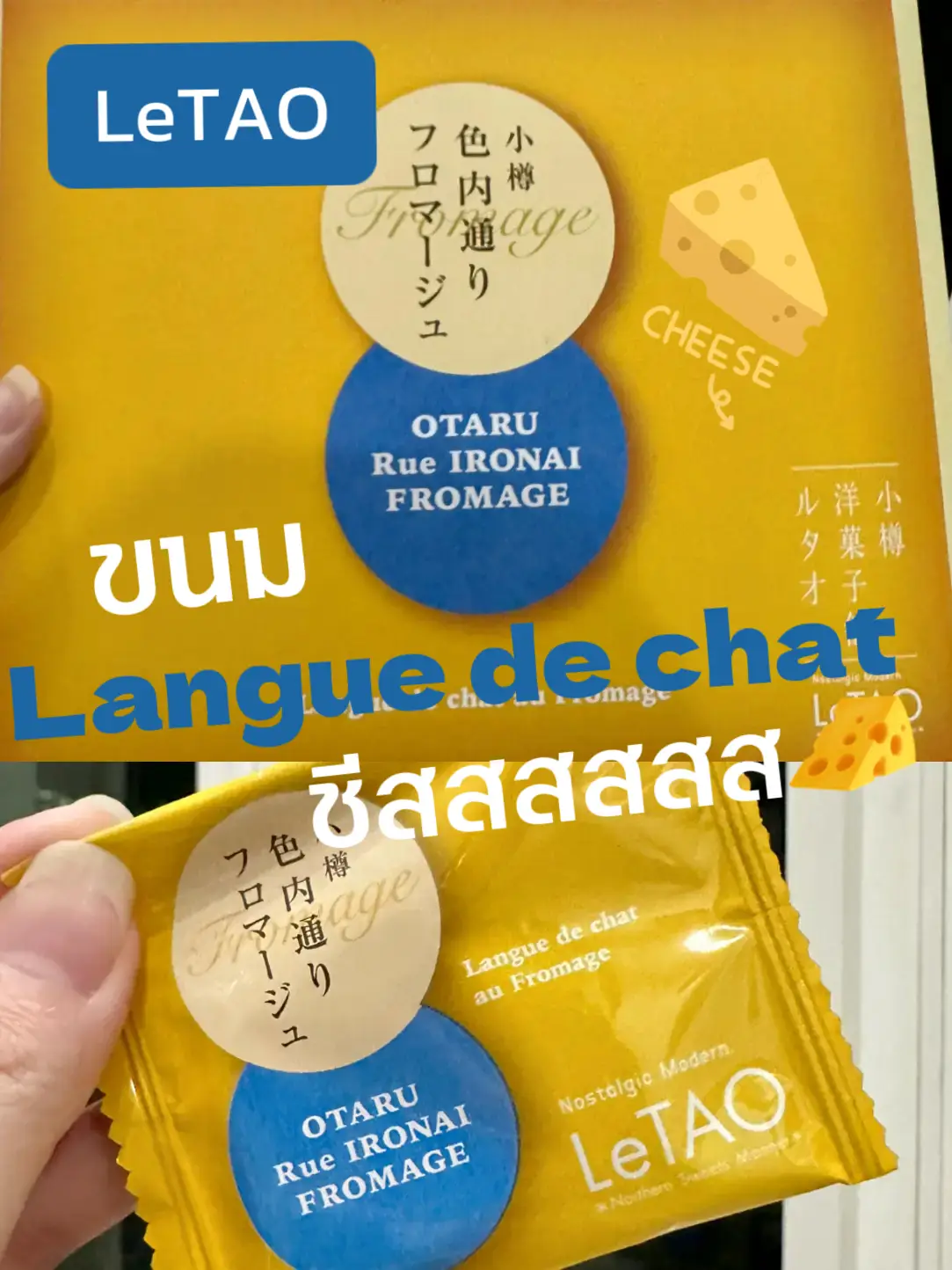 🍰LeTAO langue de chat au fromage🧀 | แกลเลอรีที่โพสต์โดย maple🌼 | Lemon8