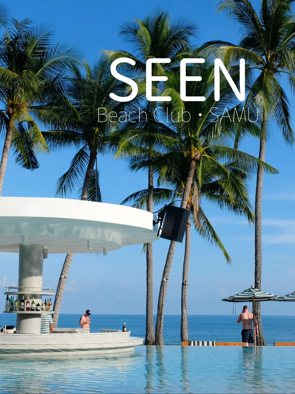 SEEN BEACH CLUB at SAMUI 🏖💛 บีชคลับสุดปังบนเกาะสมุย | แกลเลอรีที่โพสต์โดย orangeoil | Lemon8