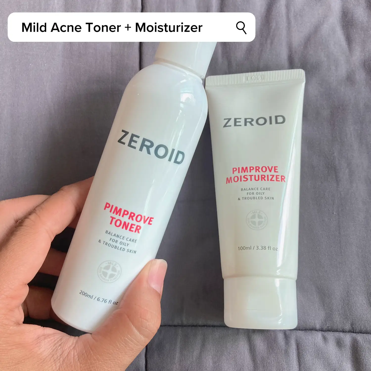 โทนเนอร์ + ครีม สำหรับสิวเบาๆ | แกลเลอรีที่โพสต์โดย James Badbitch | Lemon8