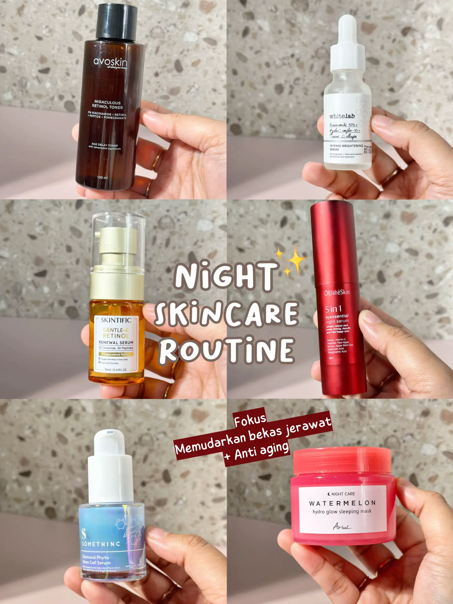 Night skincare routine (acne prone and oily skin) | แกลเลอรีที่โพสต์โดย ...