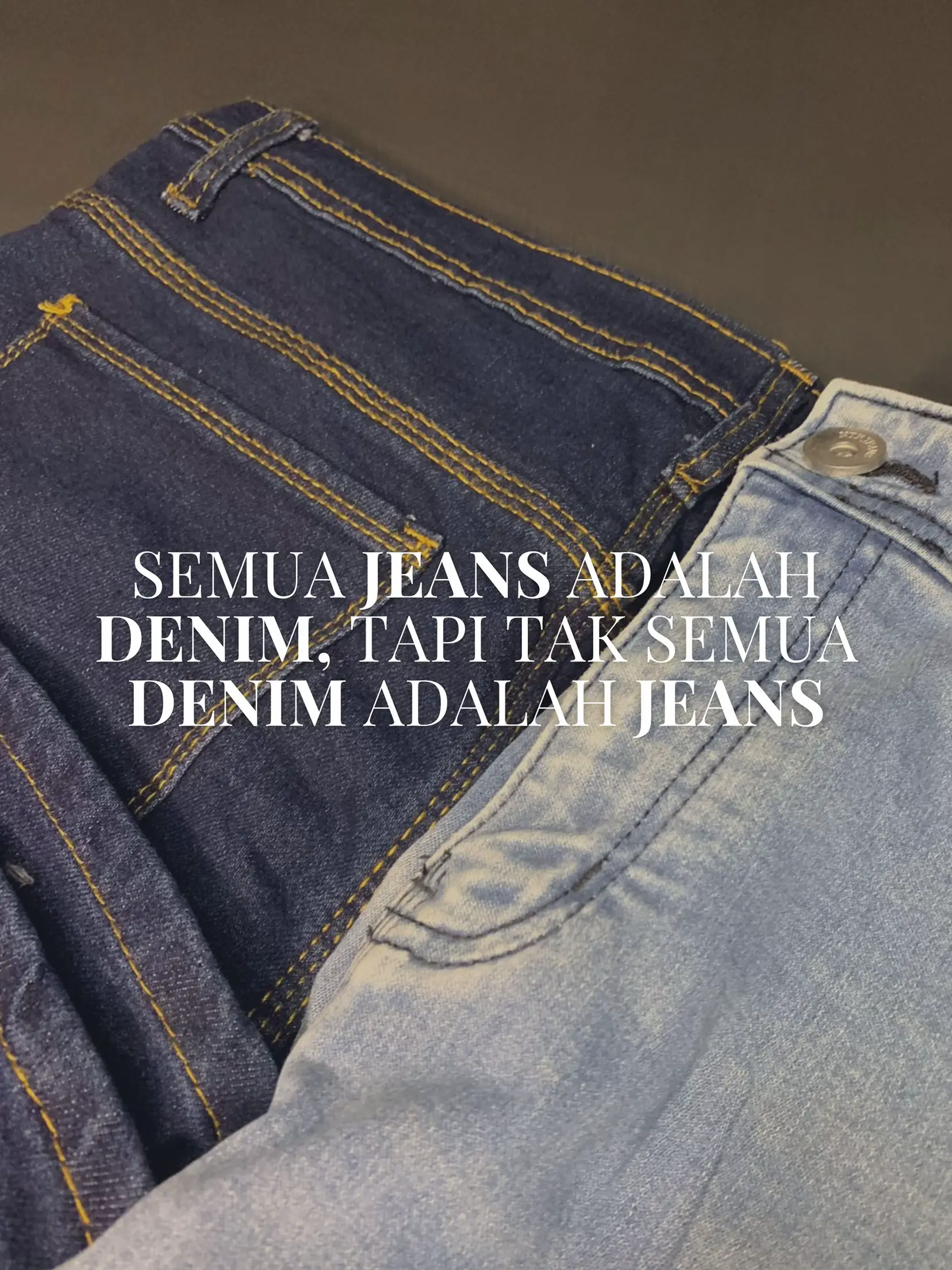 Get to Know Perbedaan Denim dan Jeans! ( ) | Galeri diposting oleh Aling Arafah | Lemon8
