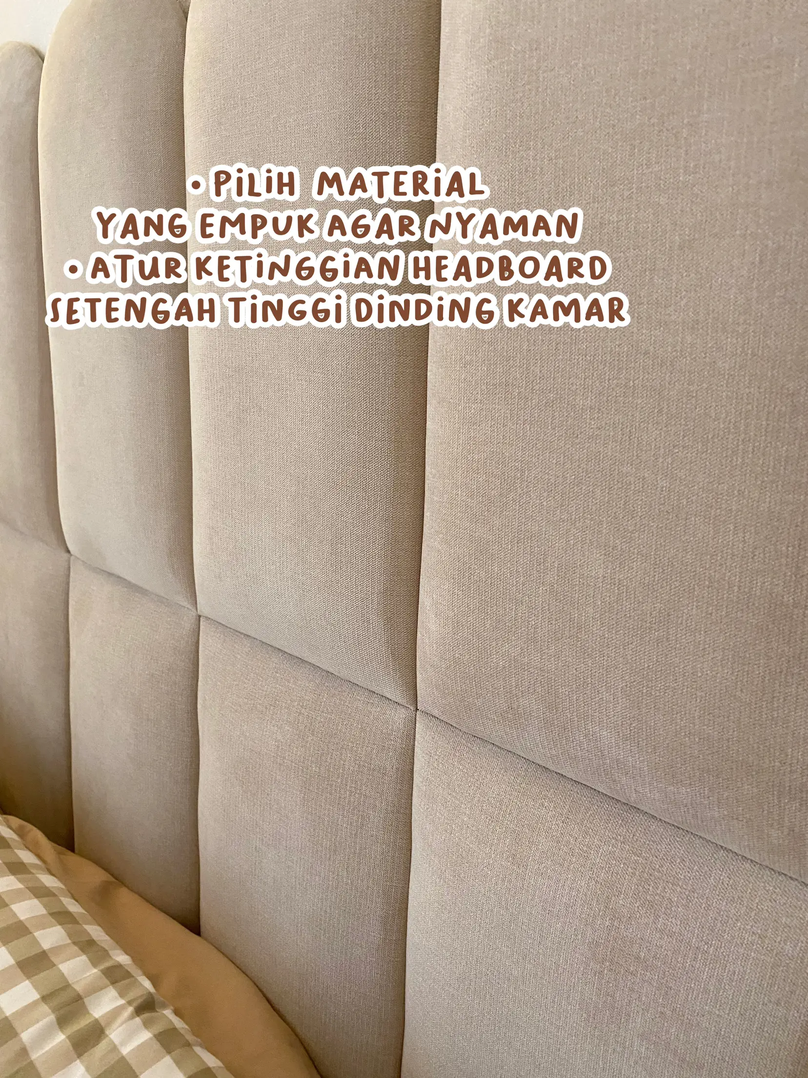 🧸 Headboard Kasur Nih!! 🧸 | Galeri diposting oleh Rumah Kean | Lemon8