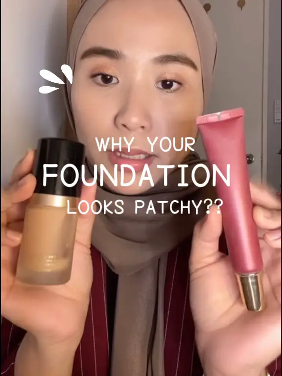 Foundation looks patchy and cakey?? | Video diterbitkan oleh Syamili Majid | Lemon8