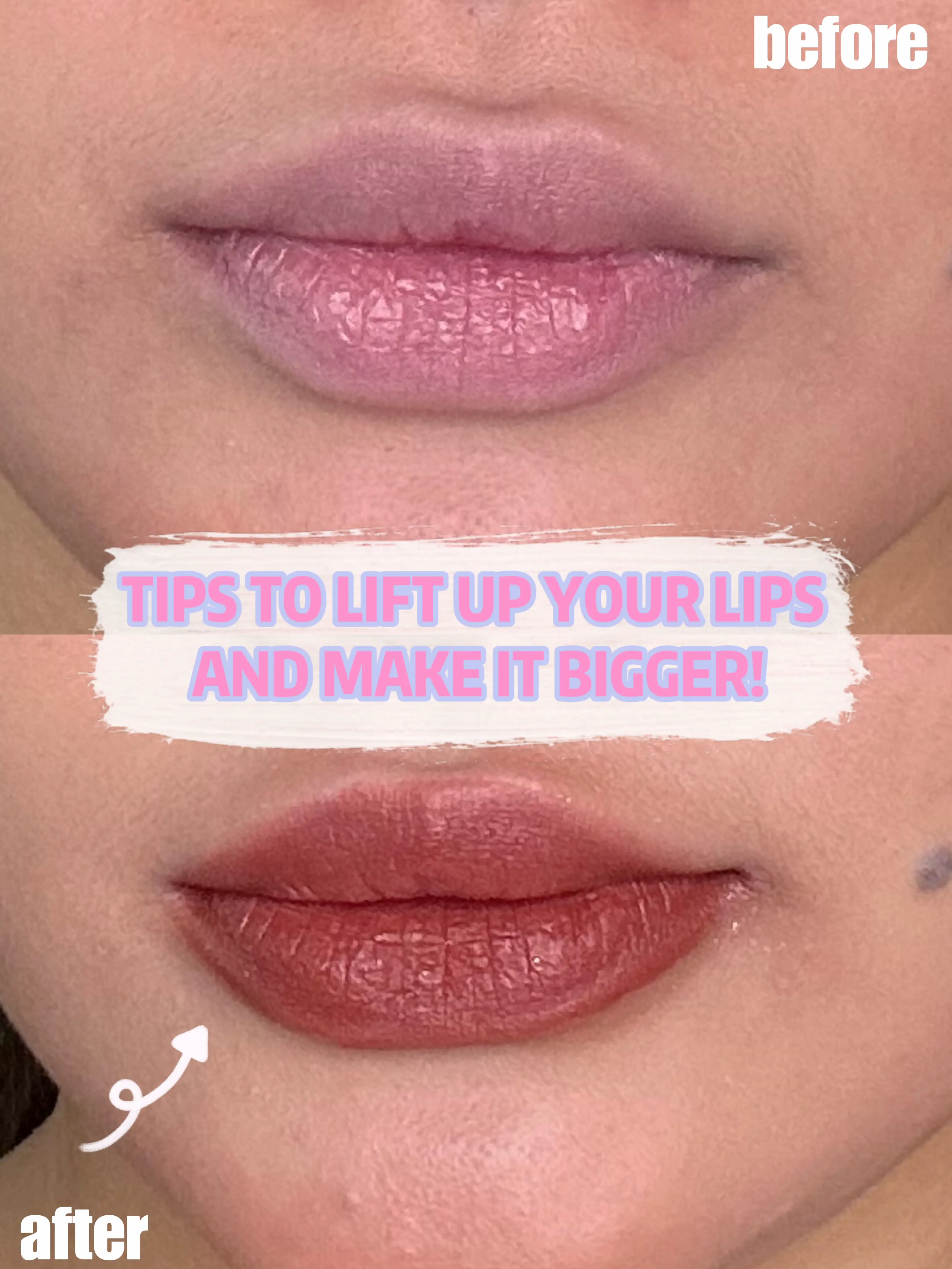 How To Make Your Lips Bigger Without Makeup TIPS TO LIFT YOUR LIPS AND