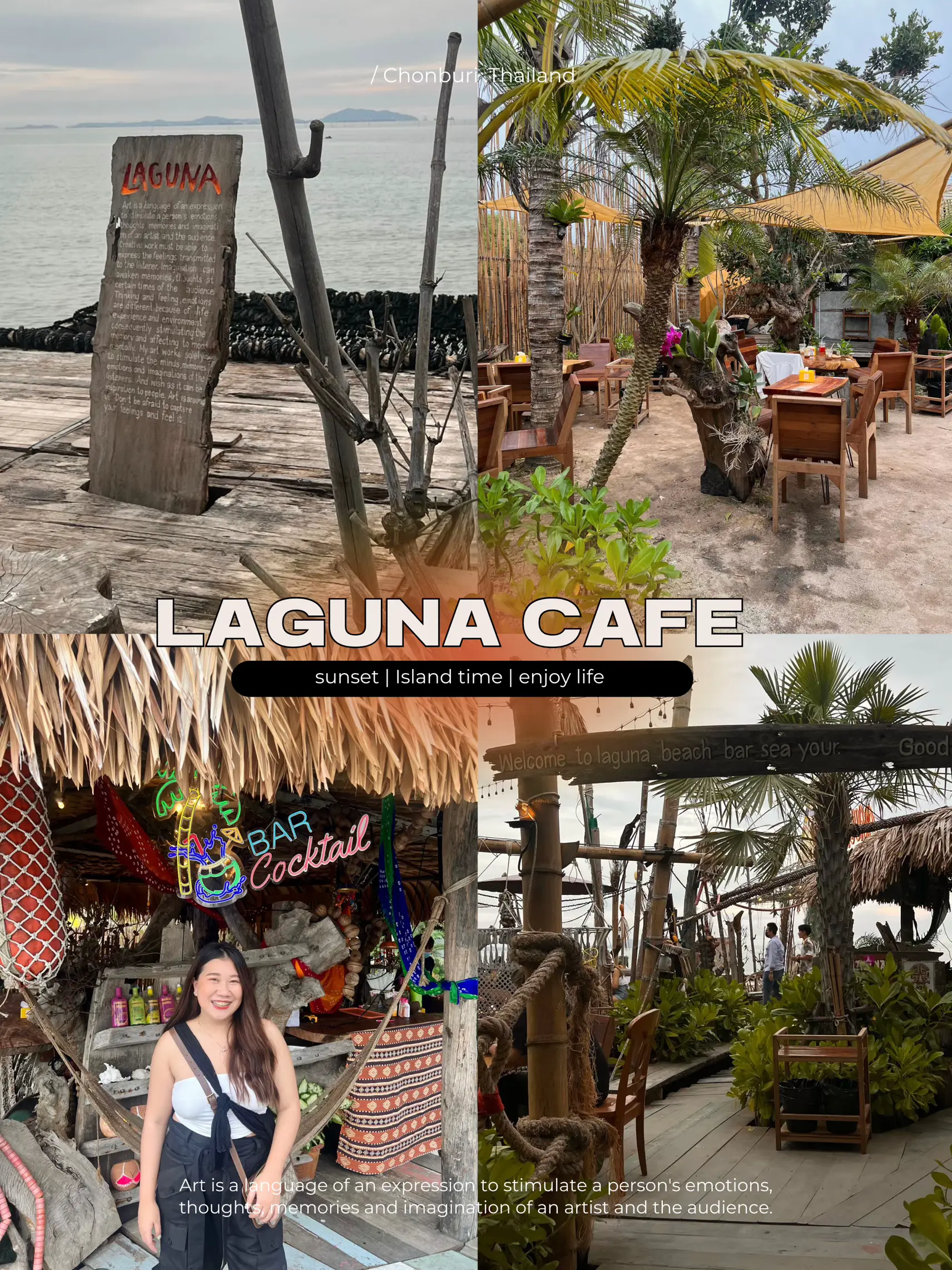 ยกบาหลีมาไว้ที่ชลบุรี คาเฟ่ติดเกาะเปิดใหม่ - Laguna Cafe 🏝️ | แกลเลอรีที่โพสต์โดย เบนเทนไปไหนดี ...